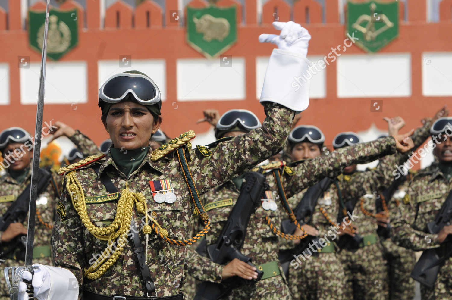 Women Commandos Indo Tibetan Border Police Editorial Stock Photo ...