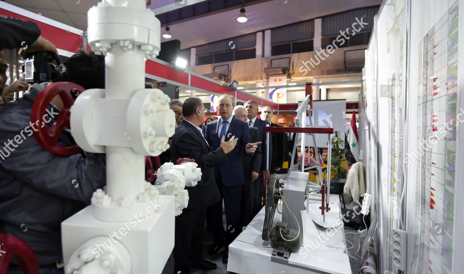 Syrian Oil Minister Ali Ghanem C Editorial Stock Photo - Stock Image ...