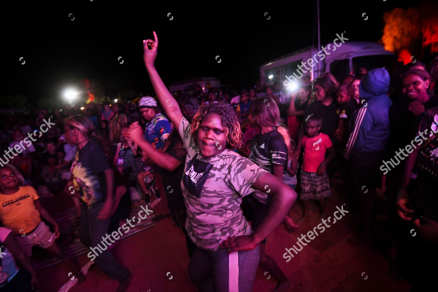 Locals Dance During Concert Official Ceremony Editorial Stock Photo ...