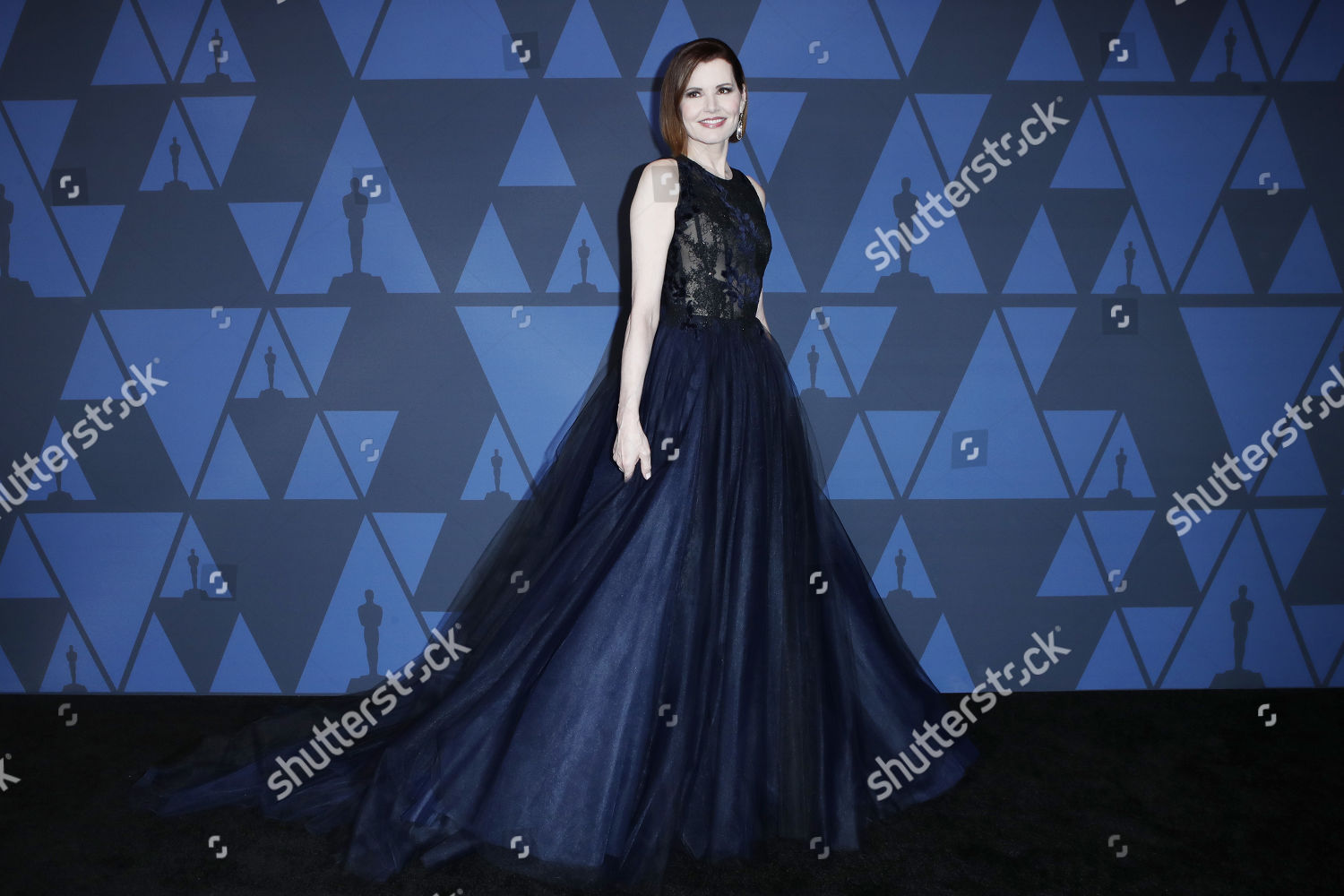 Geena Davis Poses On Red Carpet Editorial Stock Photo - Stock Image ...