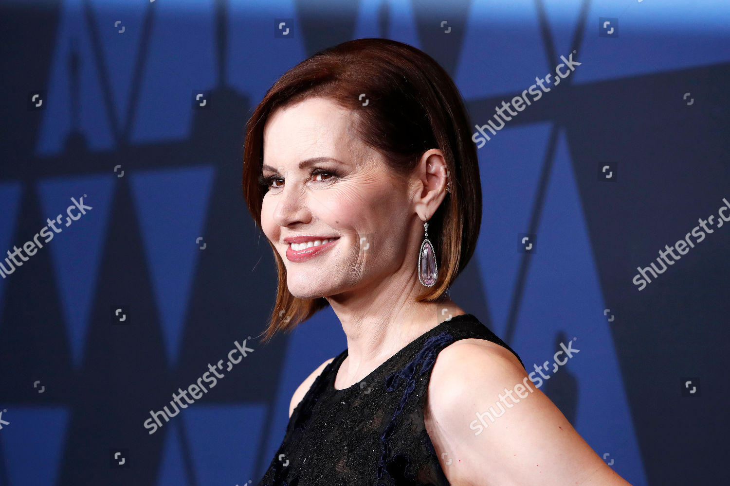 Geena Davis Poses On Red Carpet Editorial Stock Photo - Stock Image ...
