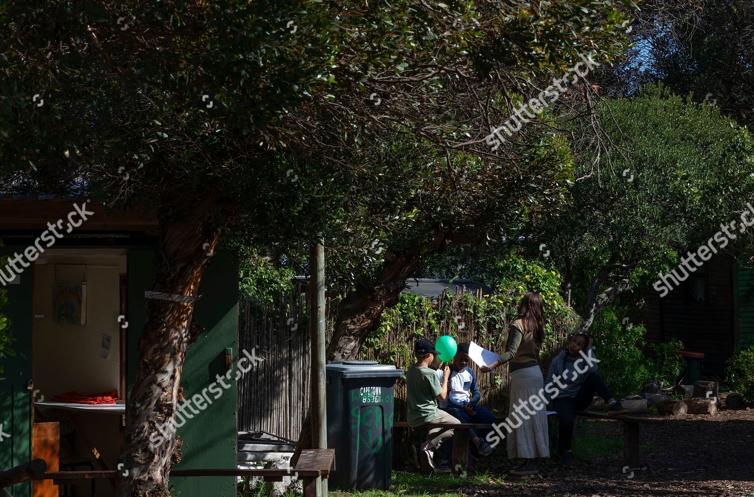 Music Teacher Conducts Class Under Tree Editorial Stock Photo - Stock ...