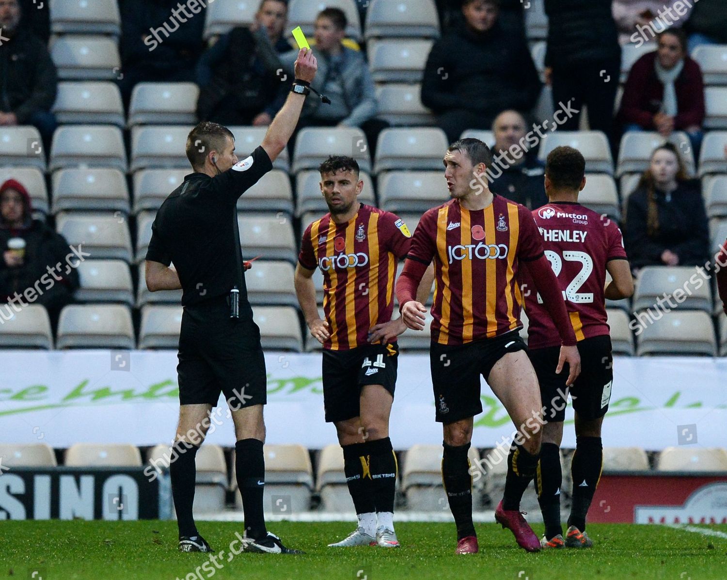 Callum Cooke Bradford City Shown Yellow Editorial Stock Photo - Stock ...