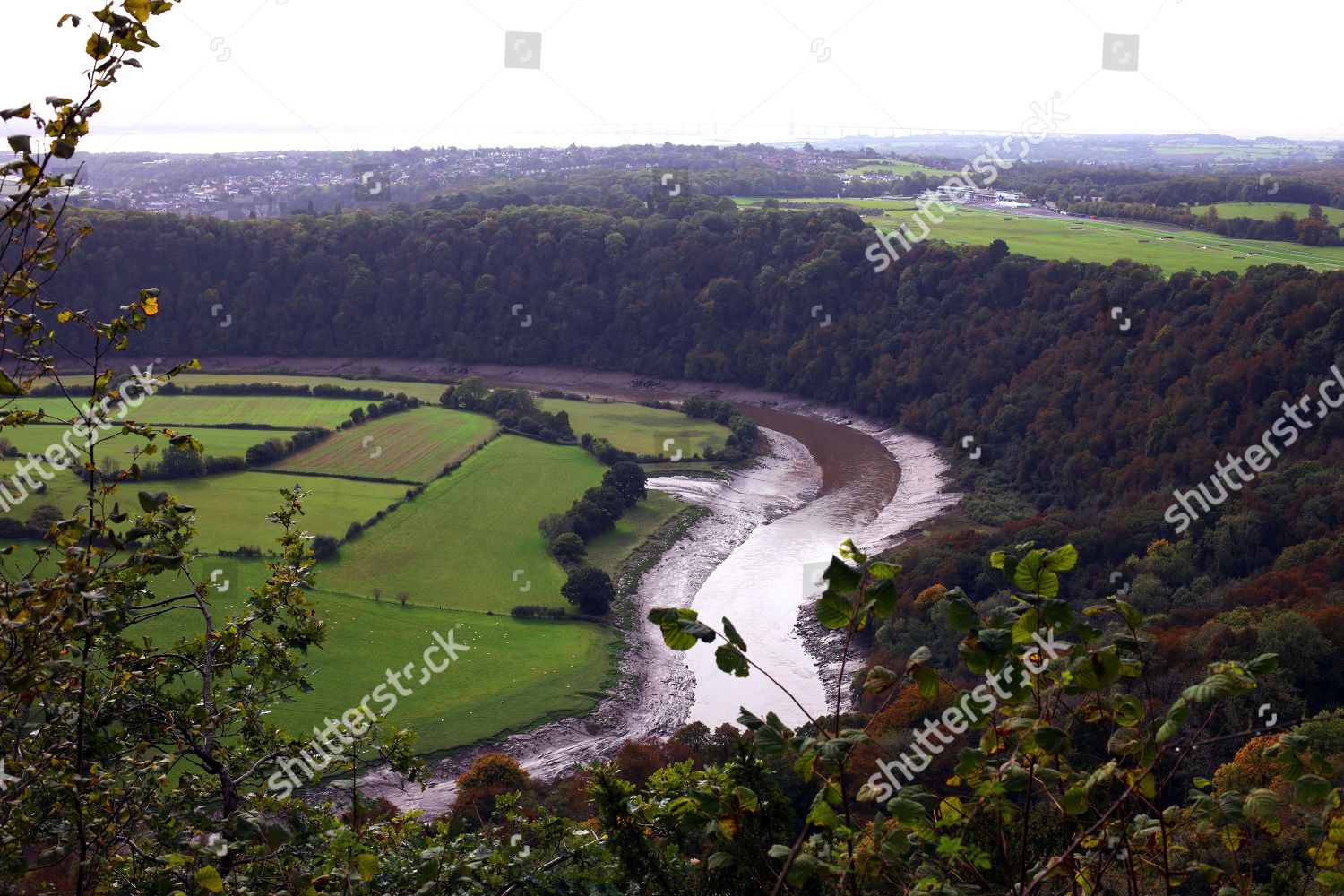River Wye Wye Valley Seen Eagles Editorial Stock Photo - Stock Image ...