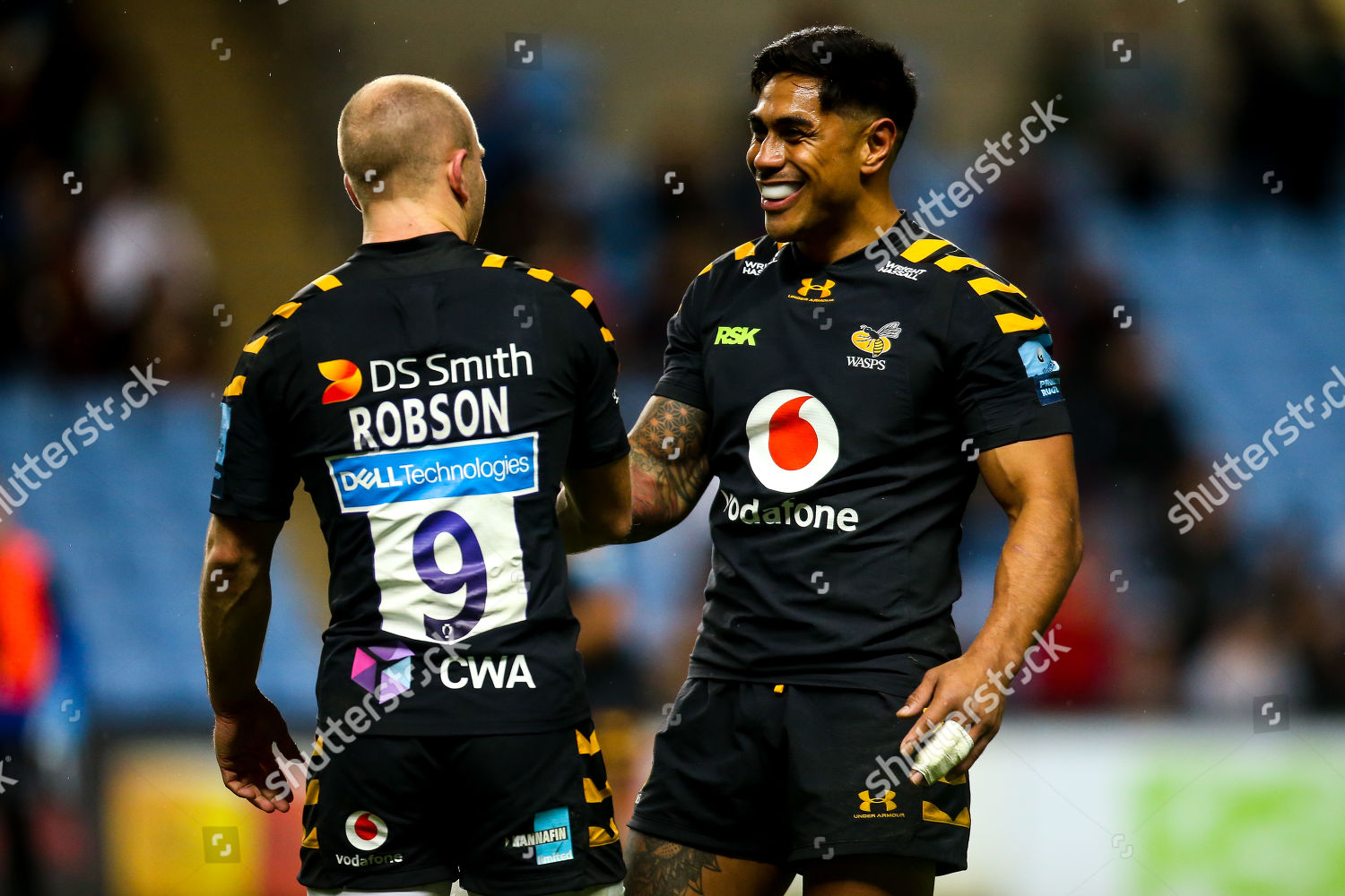 Dan Robson Wasps Malakai Fekitoa Wasps Editorial Stock Photo - Stock ...