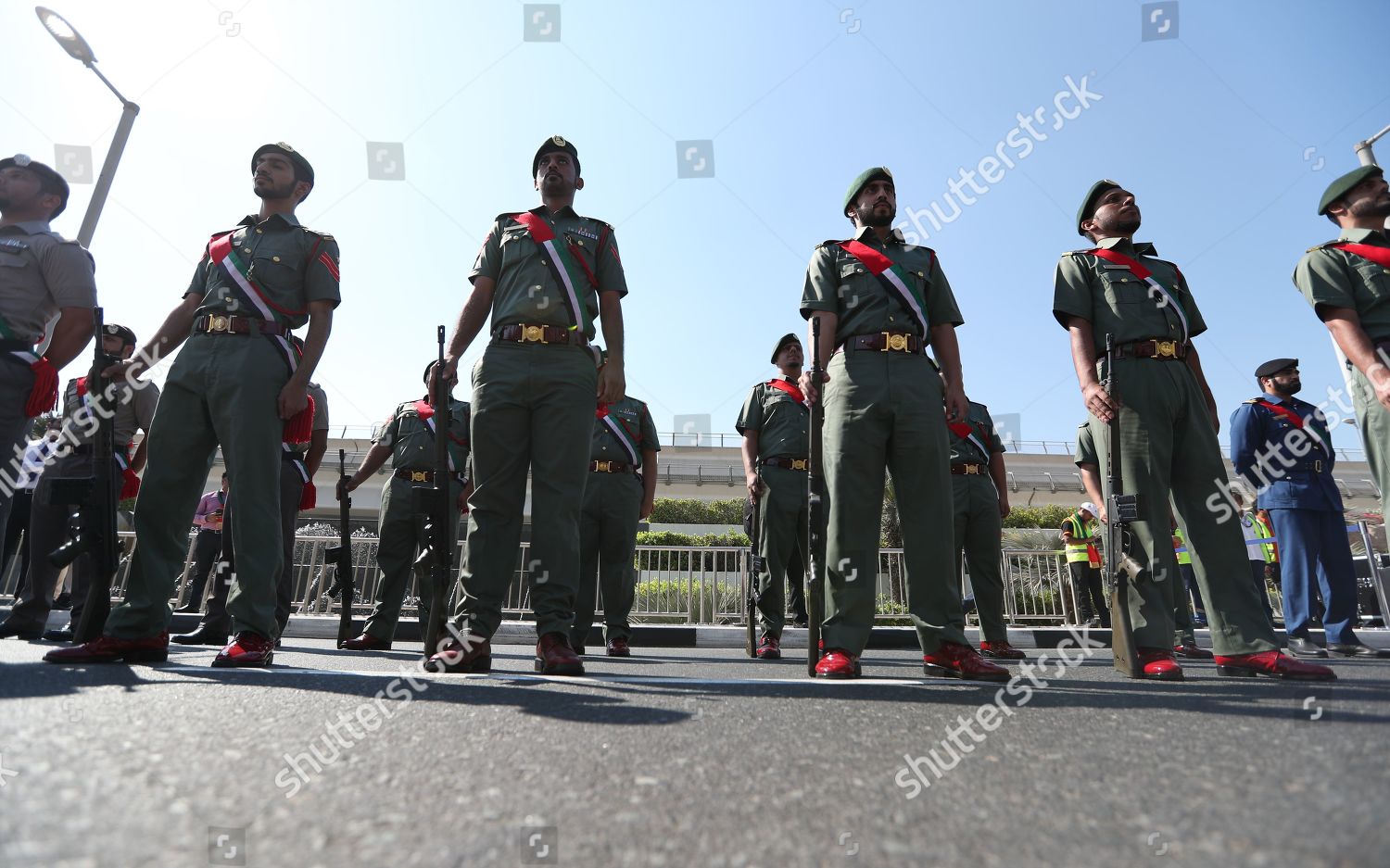 Members Dubai Police Take Part Parade Editorial Stock Photo - Stock ...
