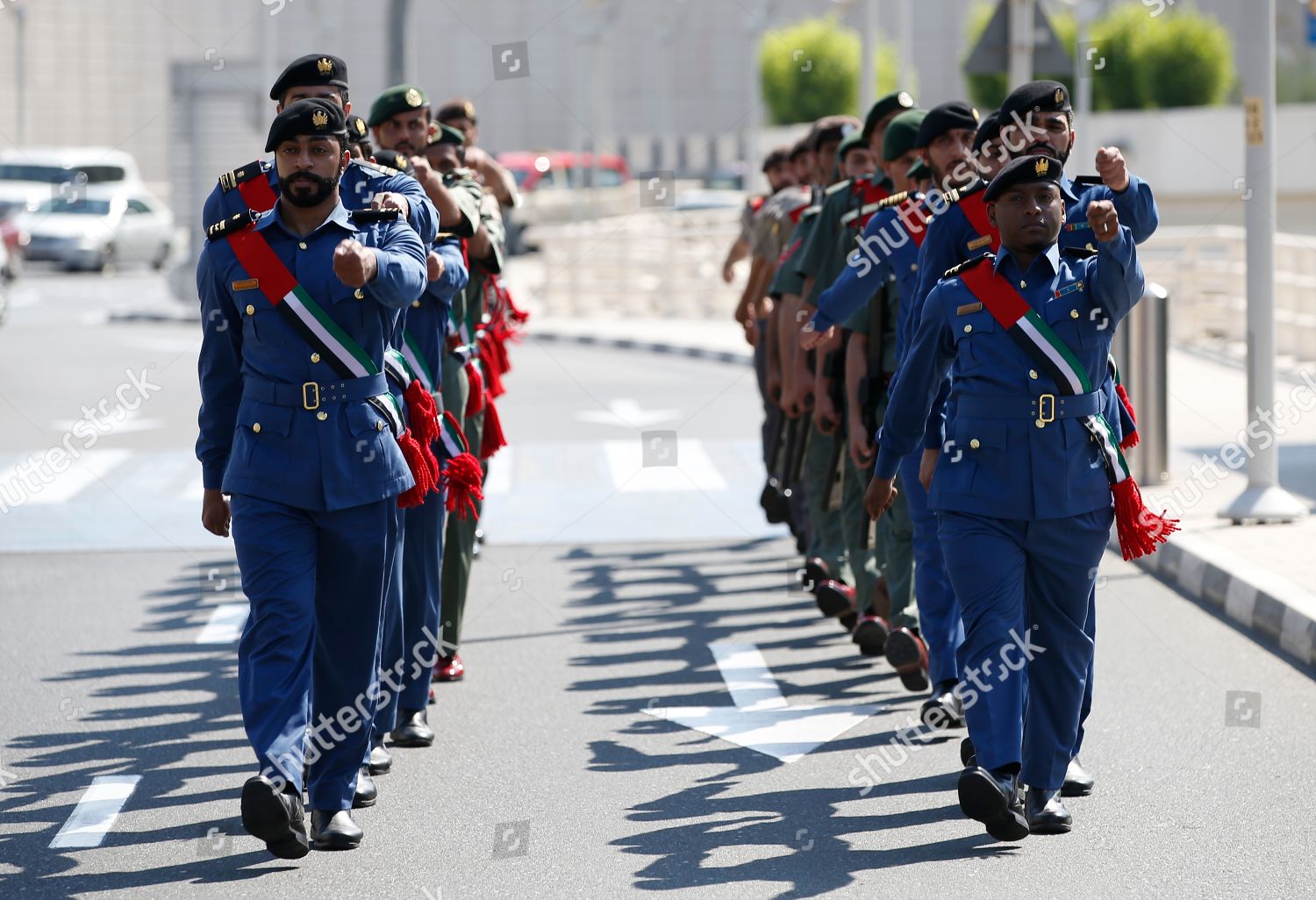 MEMBERS DUBAI POLICE TAKE PART PARADE Editorial Stock Photo - Stock ...