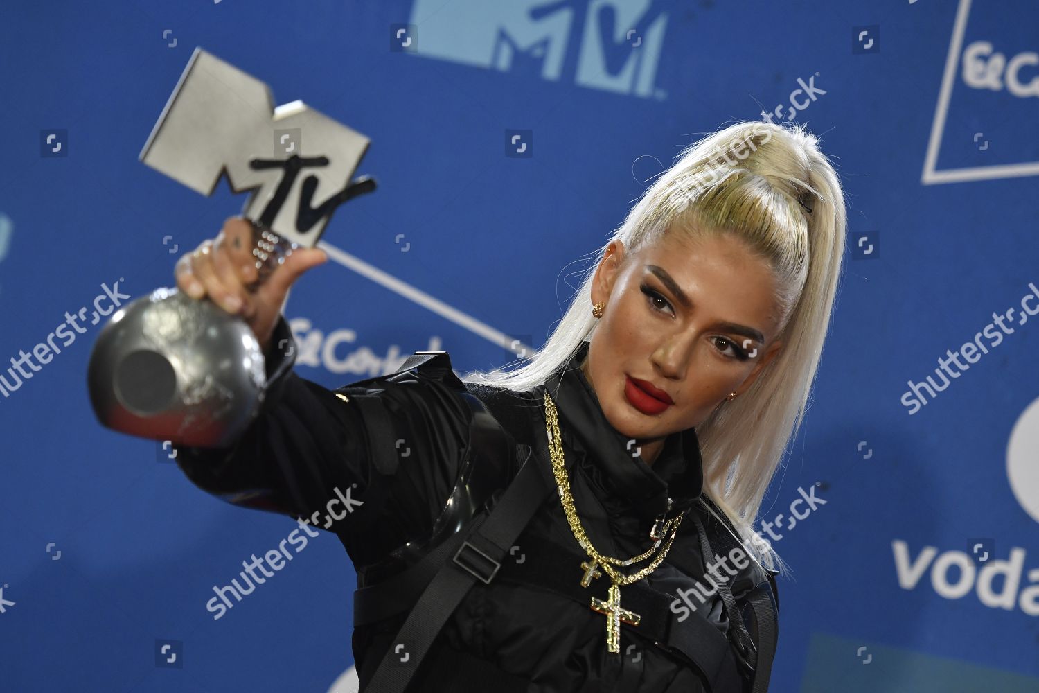 Swiss Rapper Loredana Poses Her Award Editorial Stock Photo - Stock ...