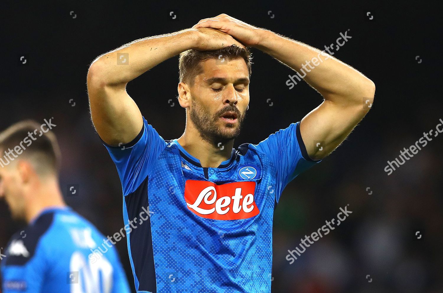 Fernando Llorente Napoli Shows Look Dejection Editorial Stock Photo ...