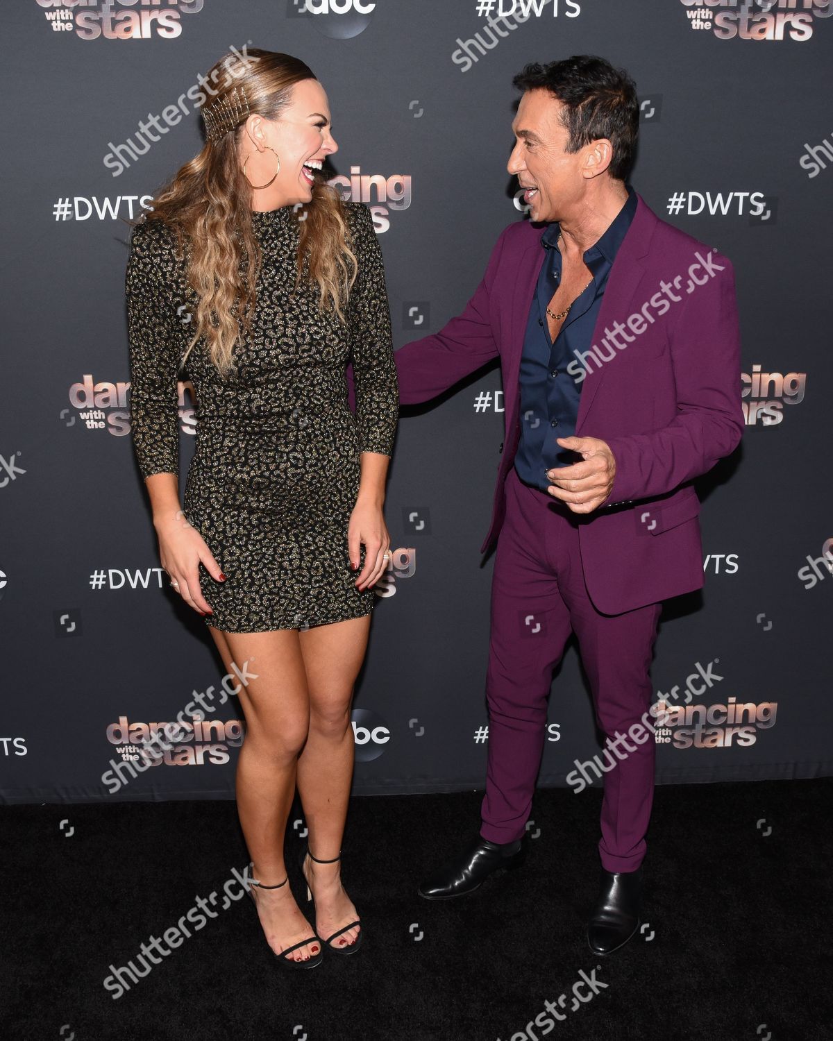 Hannah Brown Judge Bruno Tonioli Editorial Stock Photo - Stock Image ...
