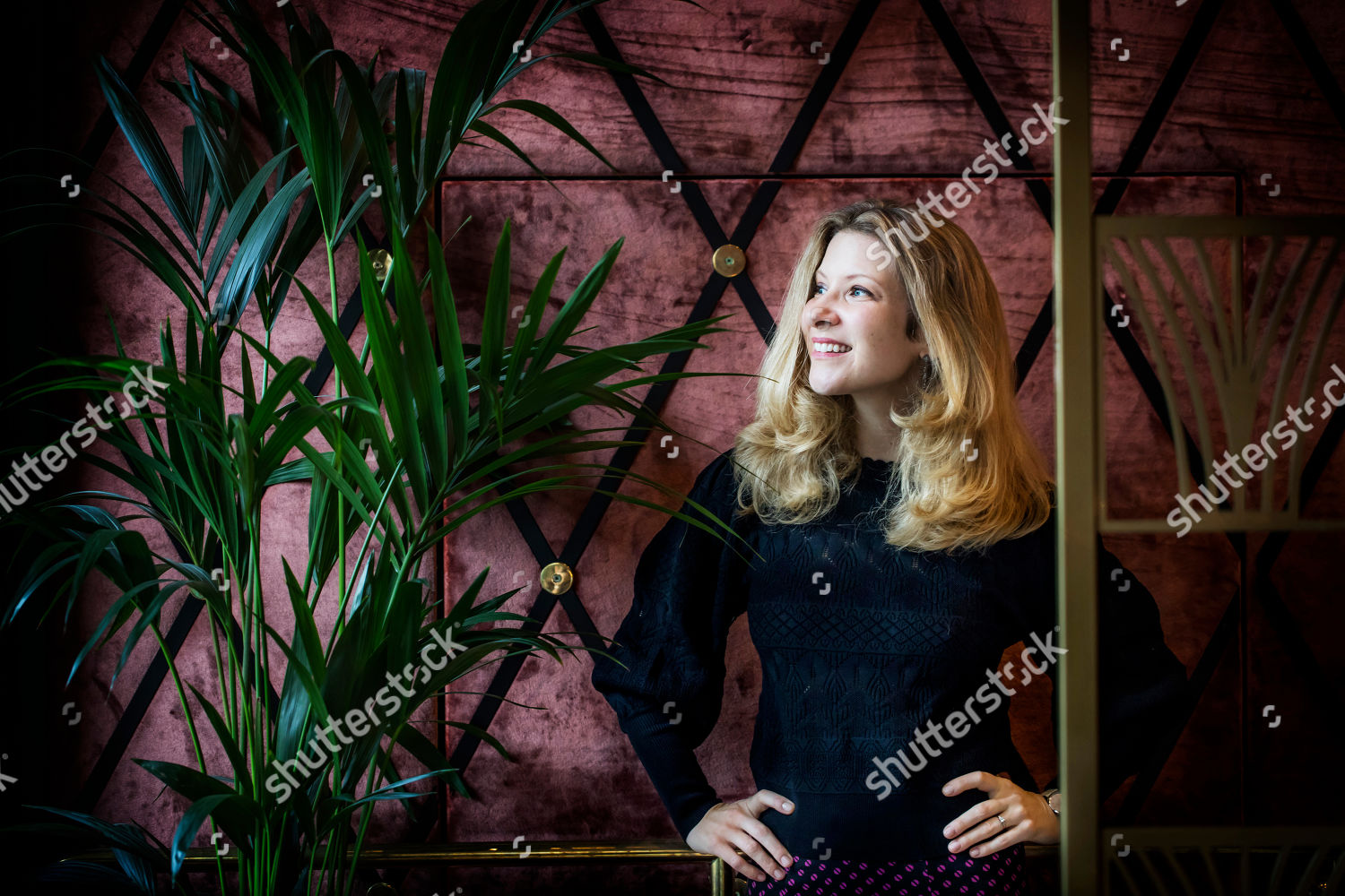 Us Writer Lisa Halliday Poses Portrait Editorial Stock Photo - Stock ...