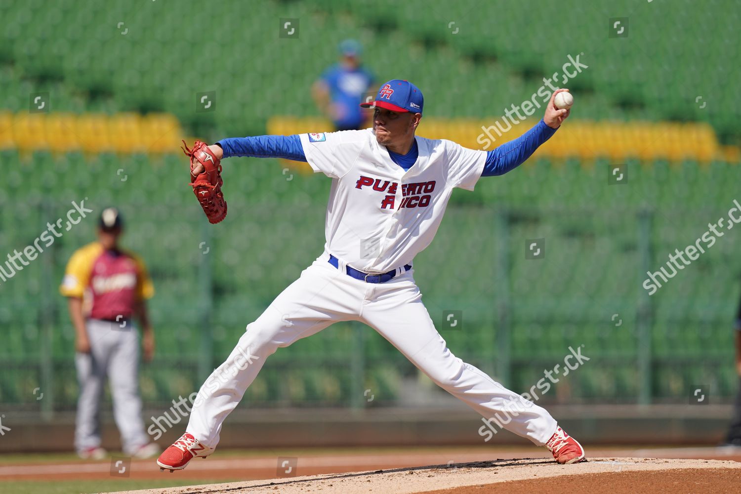 Luis Cintron Puerto Rico Pitches During Editorial Stock Photo - Stock ...