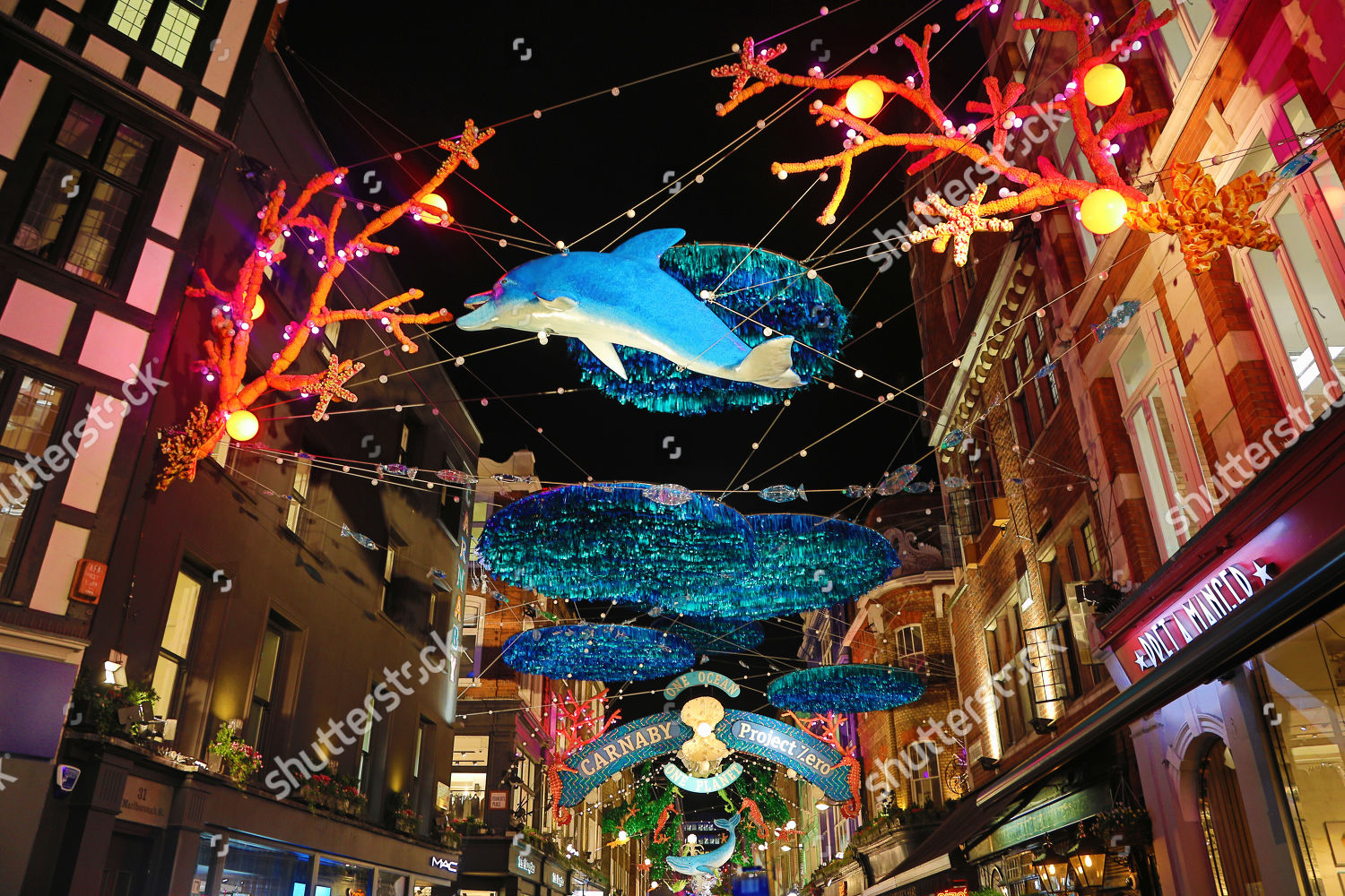 Underwater Scenes Made Recycled Materials Illuminate Editorial Stock ...