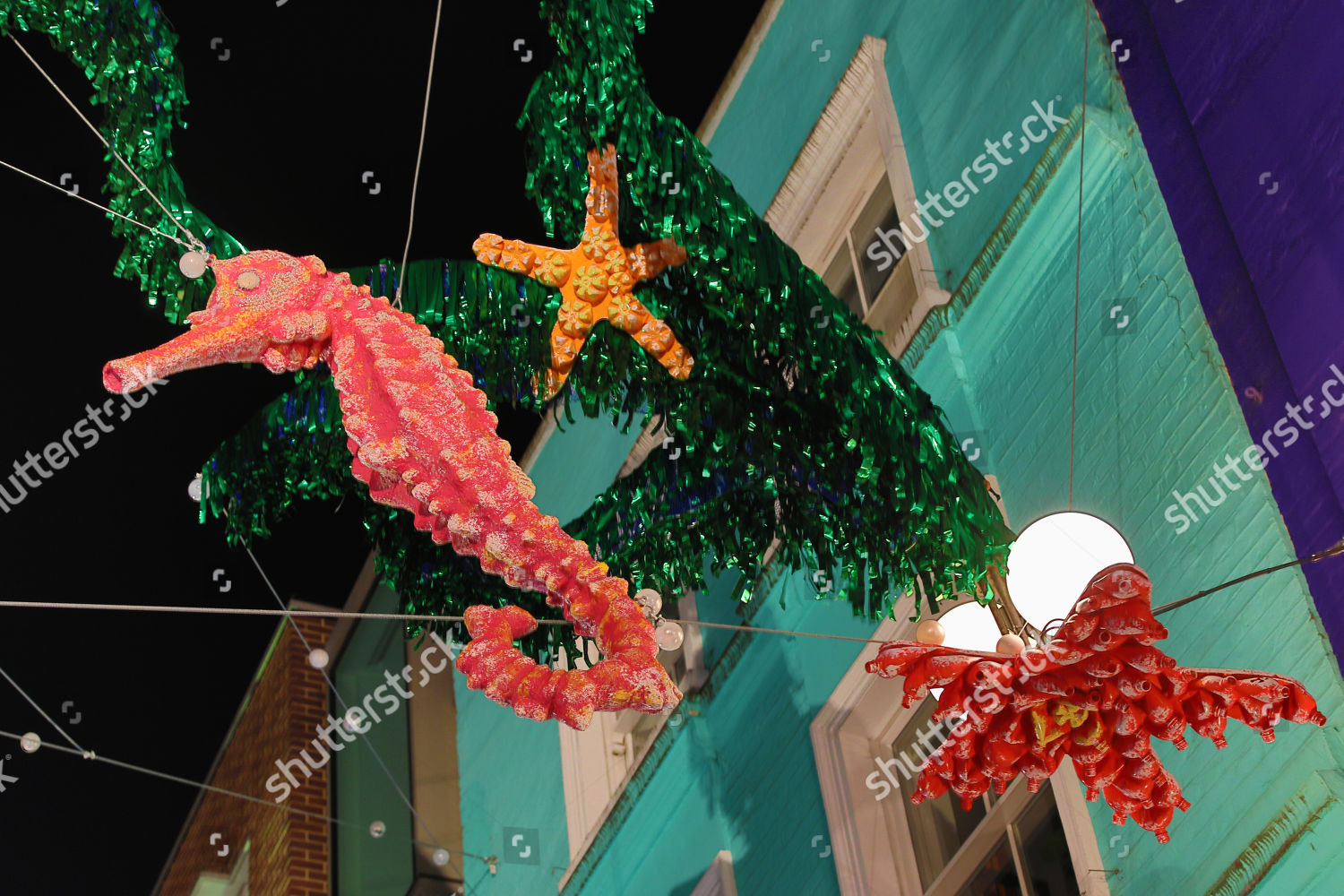 Underwater Scenes Made Recycled Materials Illuminate Editorial Stock ...