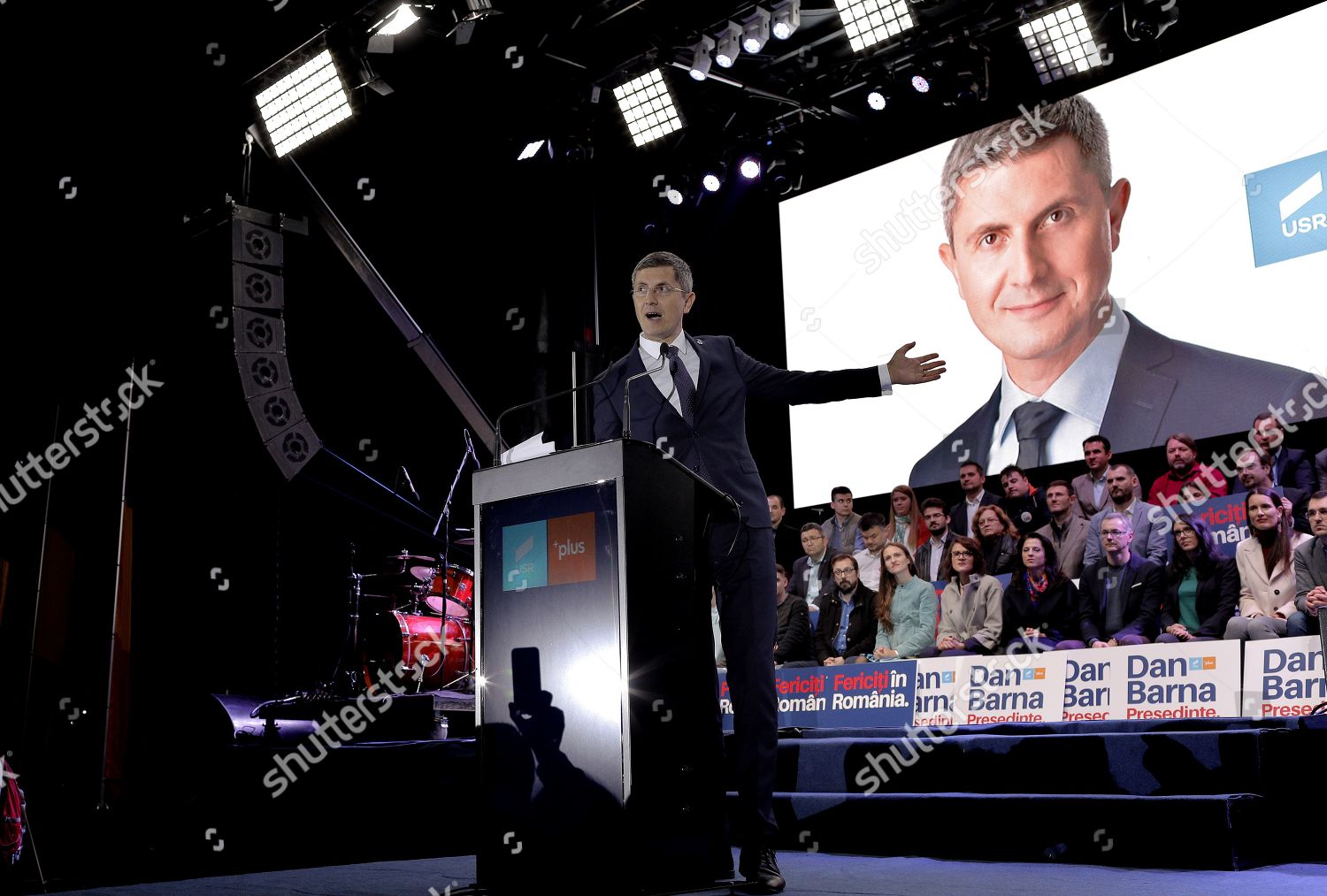 Usr Save Romania Union Party Leader Editorial Stock Photo - Stock Image ...