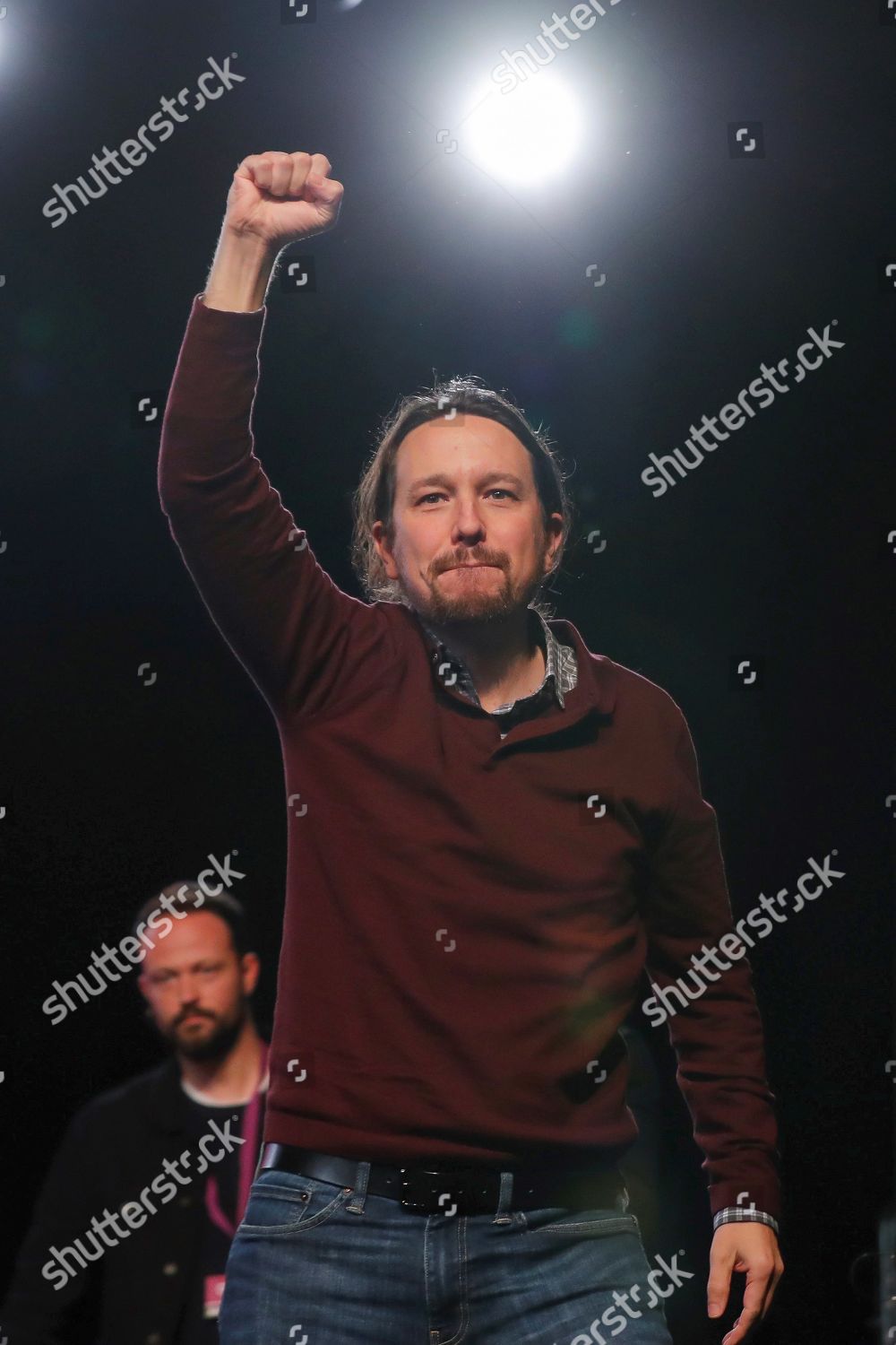 Leader Presidential Candidate Spanish Podemos Party Editorial Stock ...