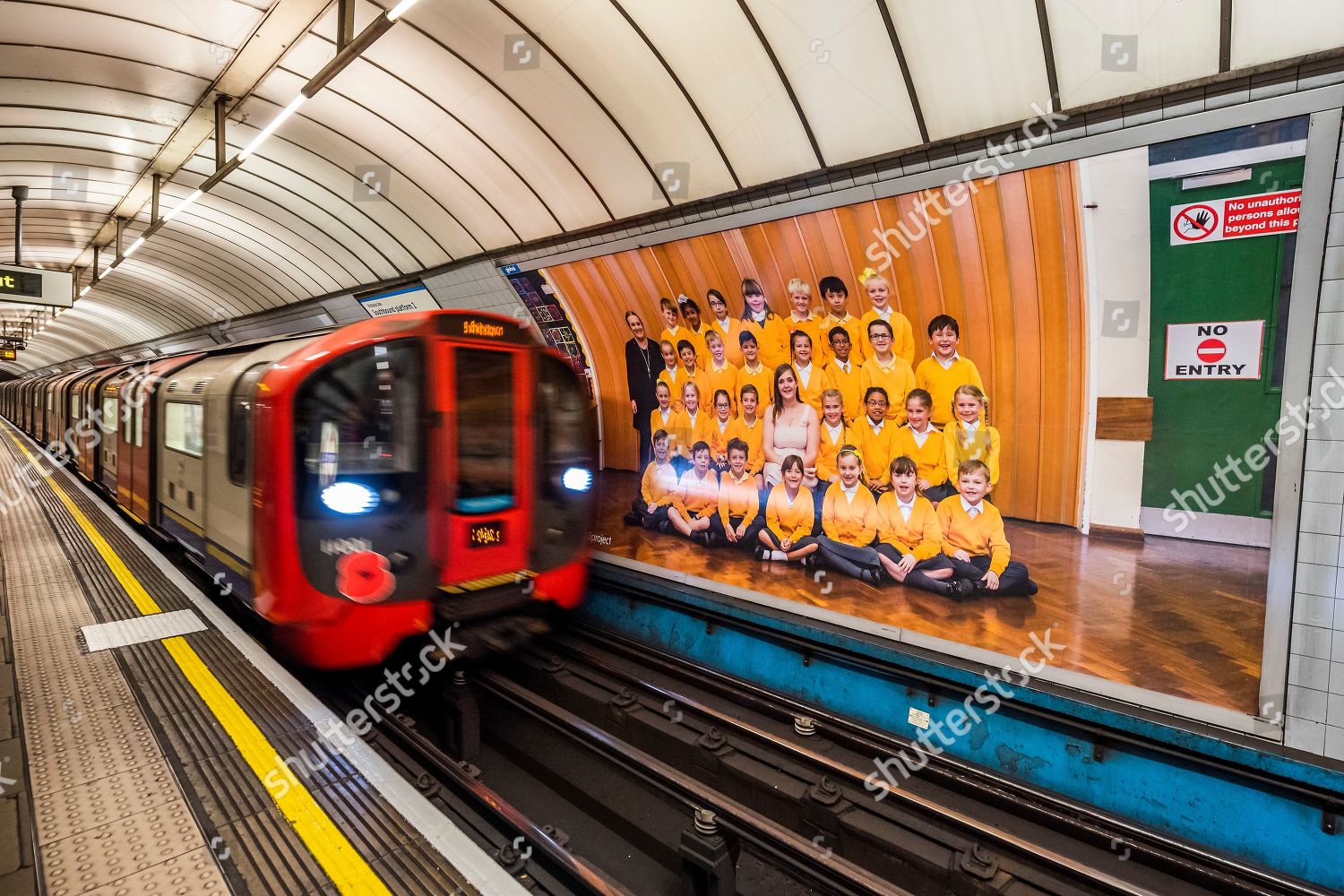 YR 3 PROJECT POSTERS ON PLATFORM Editorial Stock Photo - Stock Image ...
