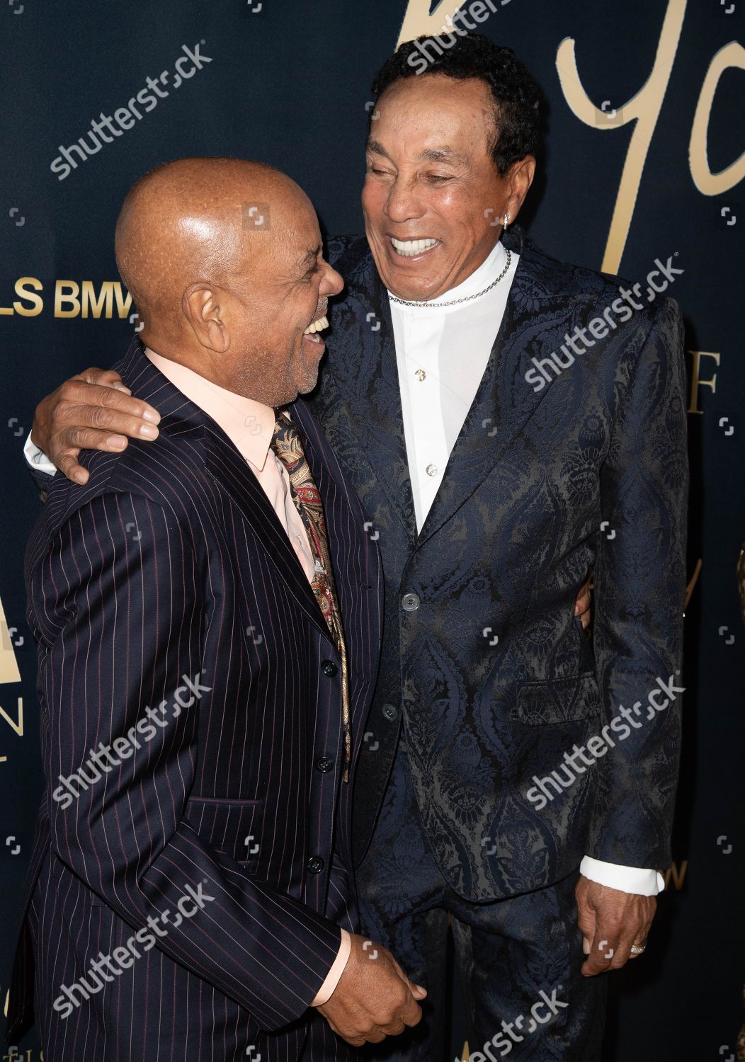Berry Gordy Smokey Robinson Attend Ryan Editorial Stock Photo - Stock ...