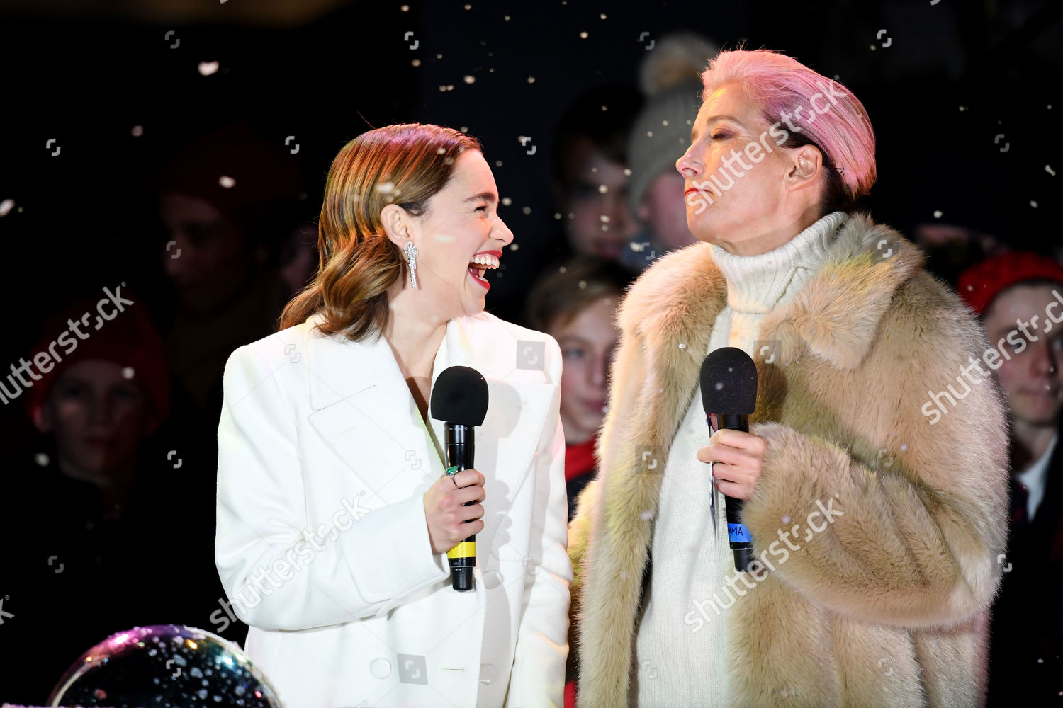 Emilia Clarke Emma Thompson Singing Last Editorial Stock Photo - Stock ...