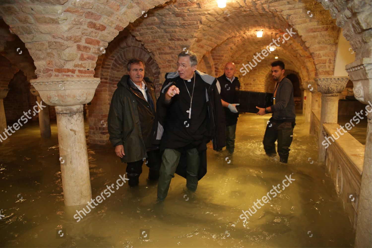 High Waters Venice Flood Crypt Basilica Editorial Stock Photo - Stock ...