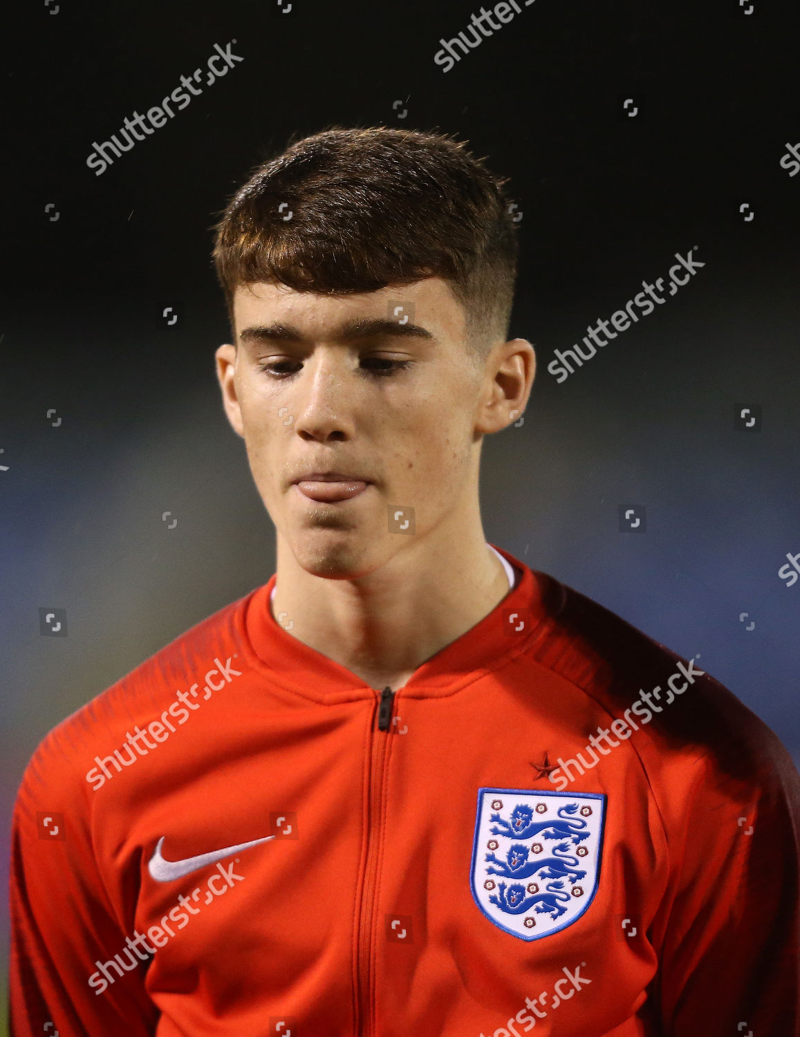 England Under 17s Lewis Richardson Editorial Stock Photo - Stock Image ...