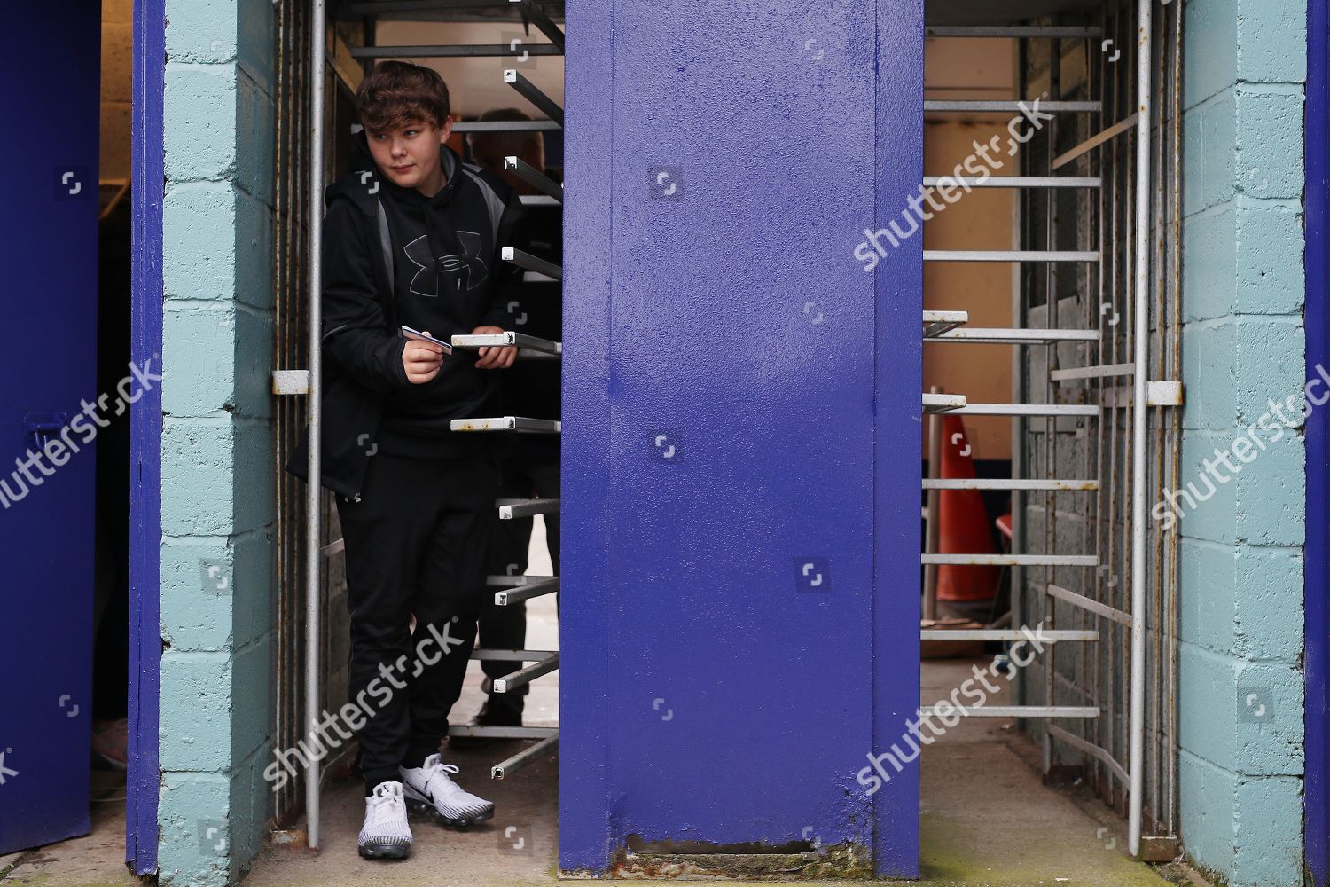 Tranmere Rovers Fans Turnstiles Editorial Stock Photo - Stock Image ...