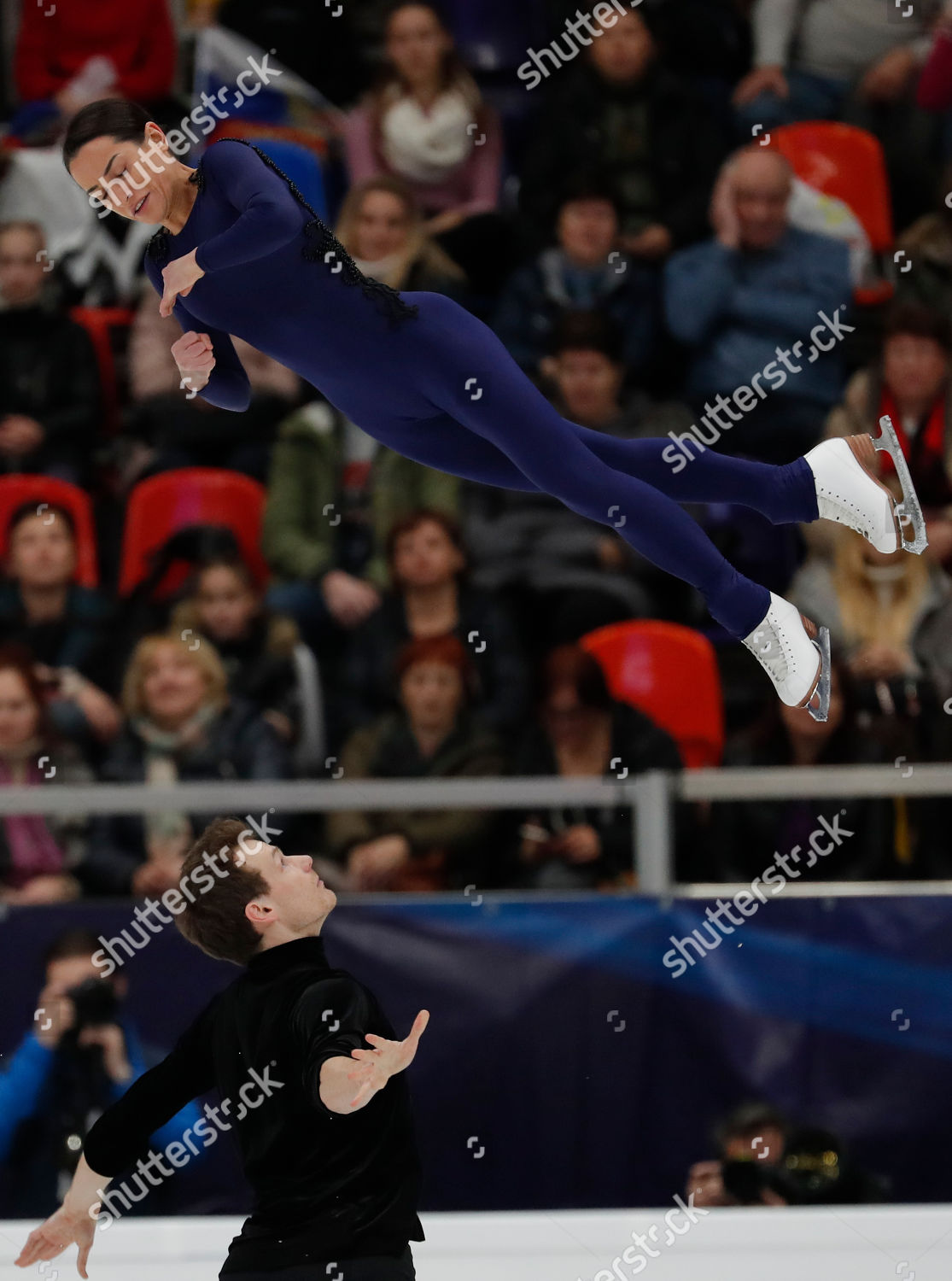 Ksenia Stolbova Andrei Novoselov Russia Perform Editorial Stock Photo ...
