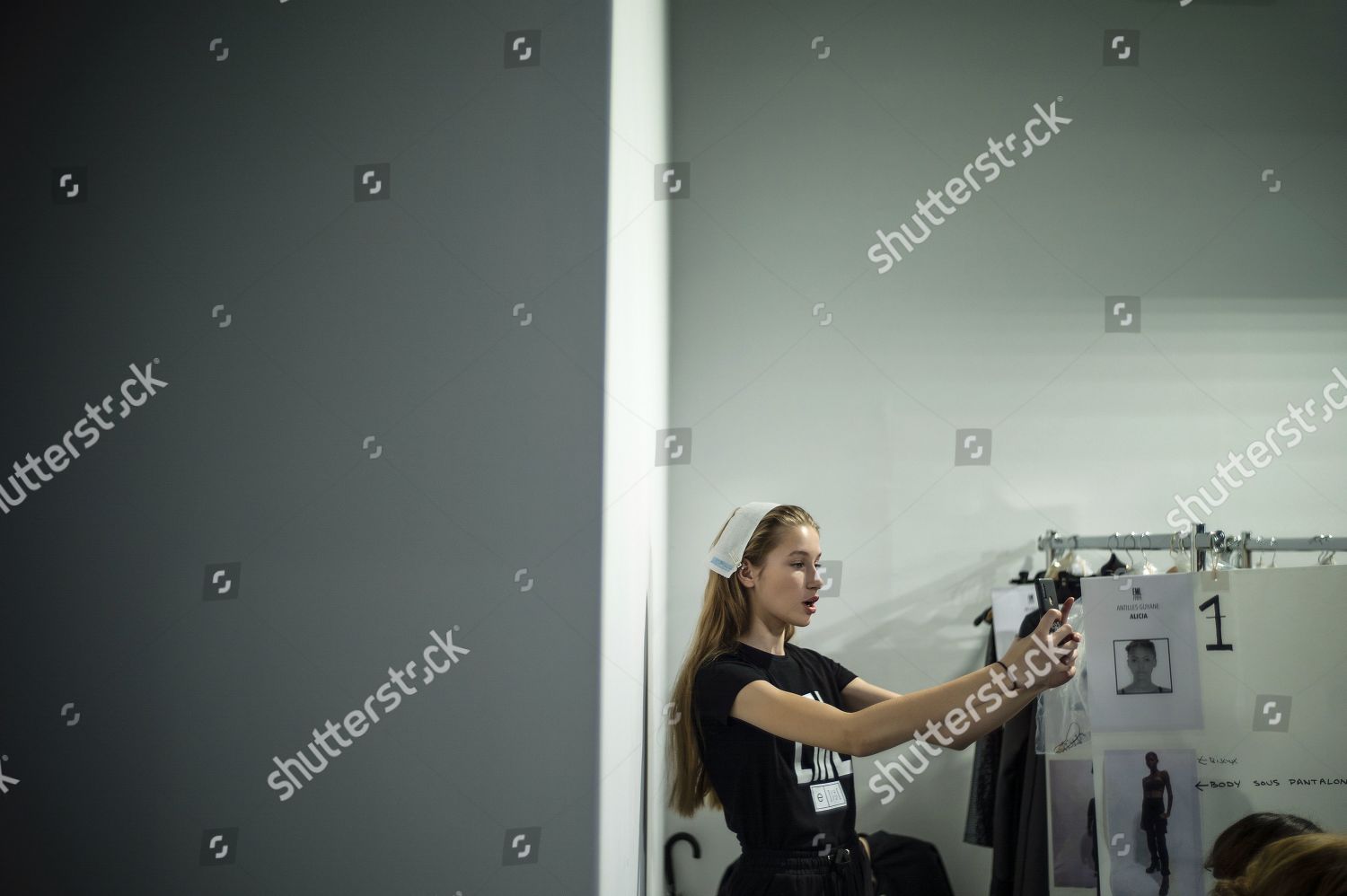 Finalist Model Dasha Belarus Takes Selfies Editorial Stock Photo ...