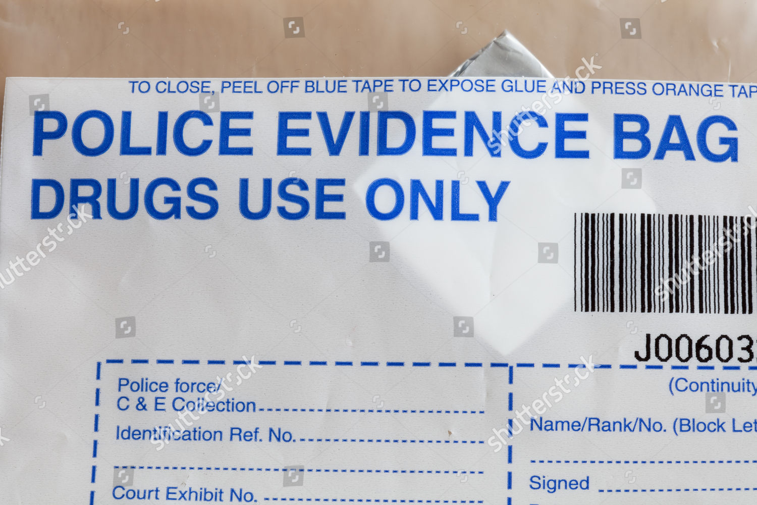 Police Evidence Bags Illegal Drugs Editorial Stock Photo - Stock Image ...