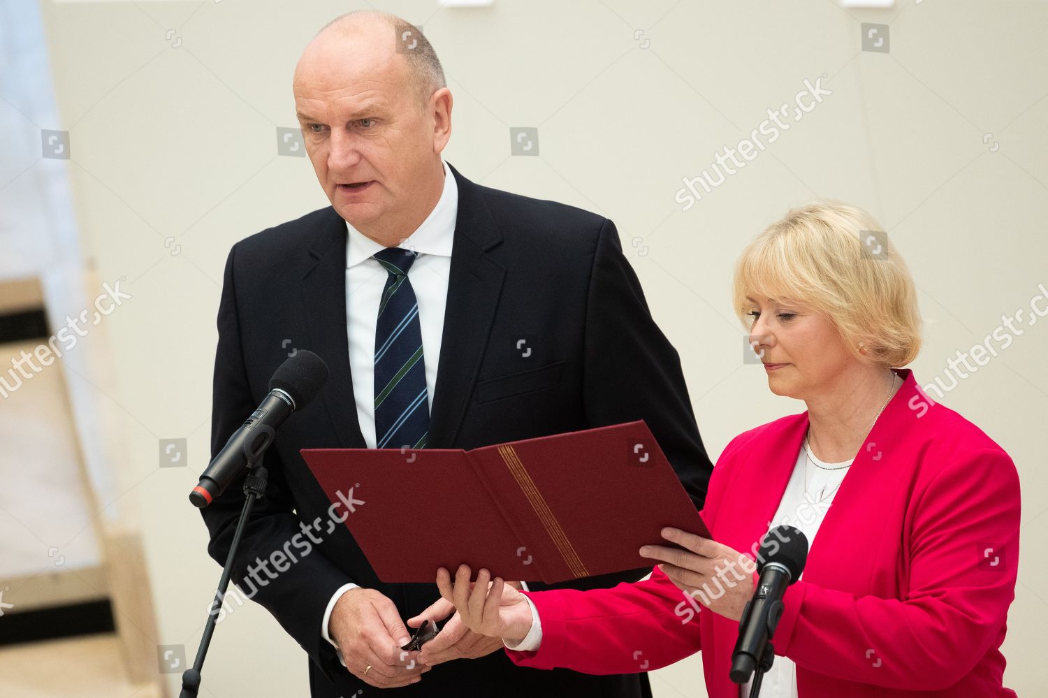 Premier Brandenburg Dietmar Woidke L Sworn Editorial Stock Photo ...