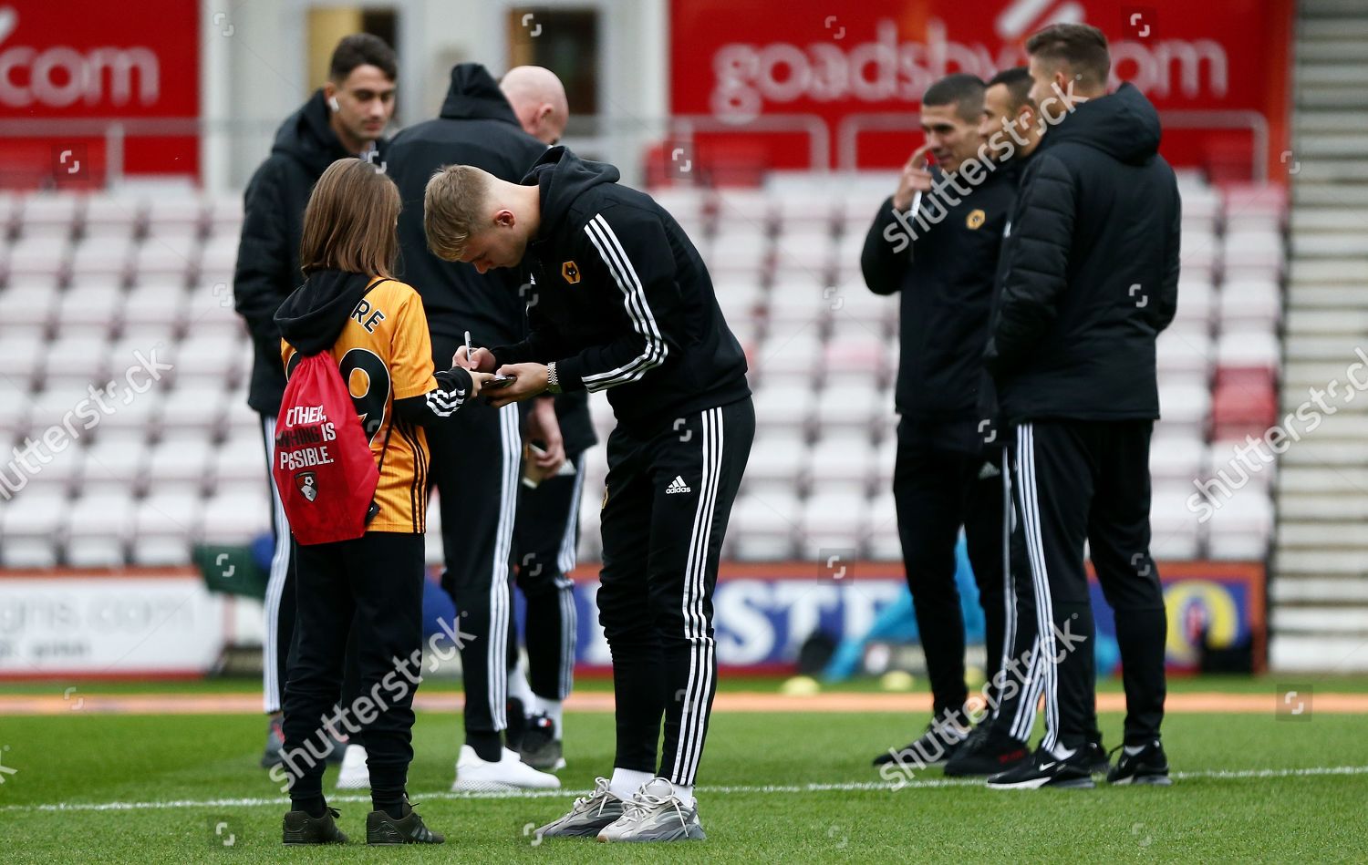 Wolves Players Sign Autographs Editorial Stock Photo - Stock Image ...