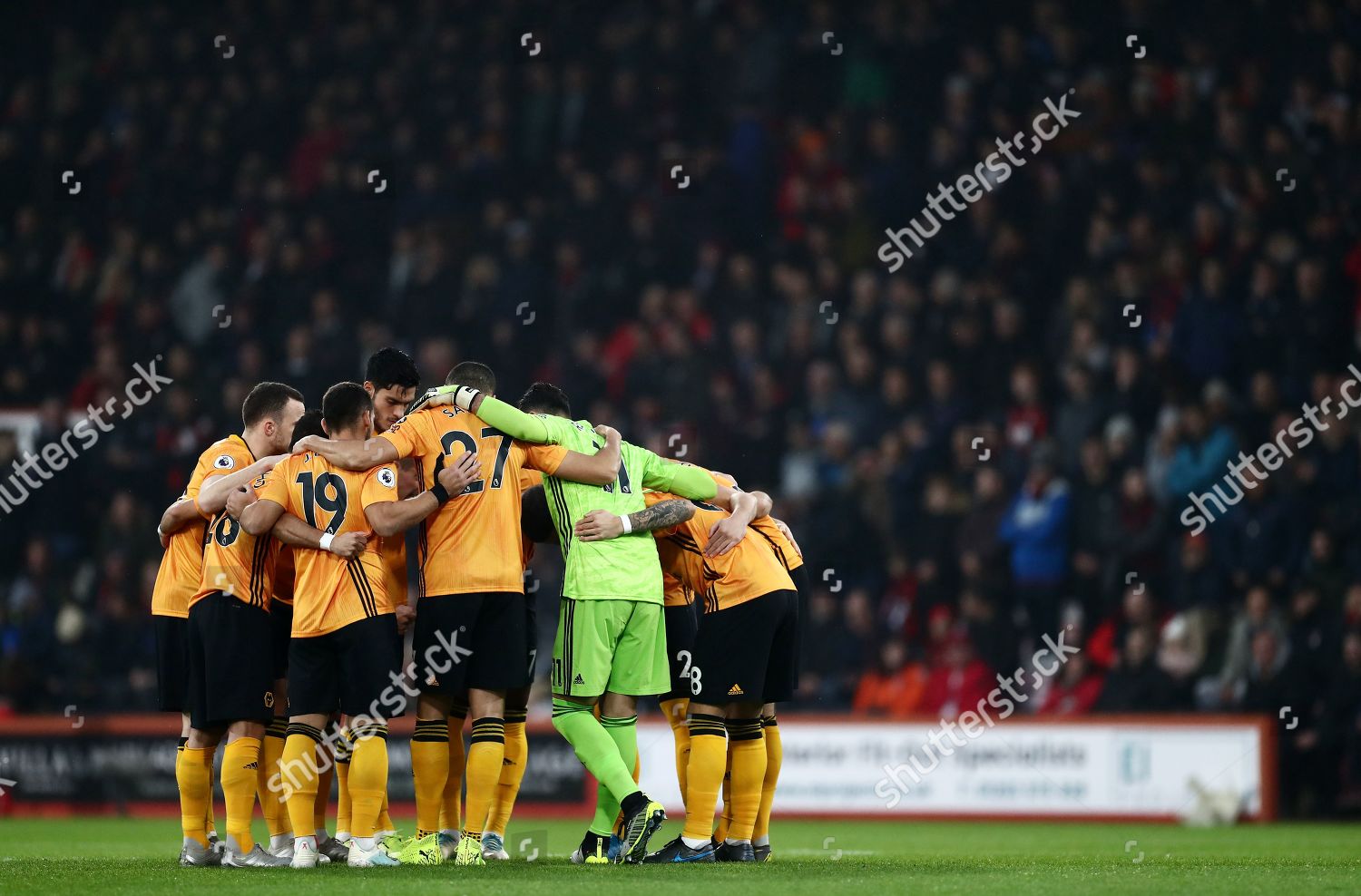 Wolves Team Huddle Editorial Stock Photo - Stock Image | Shutterstock