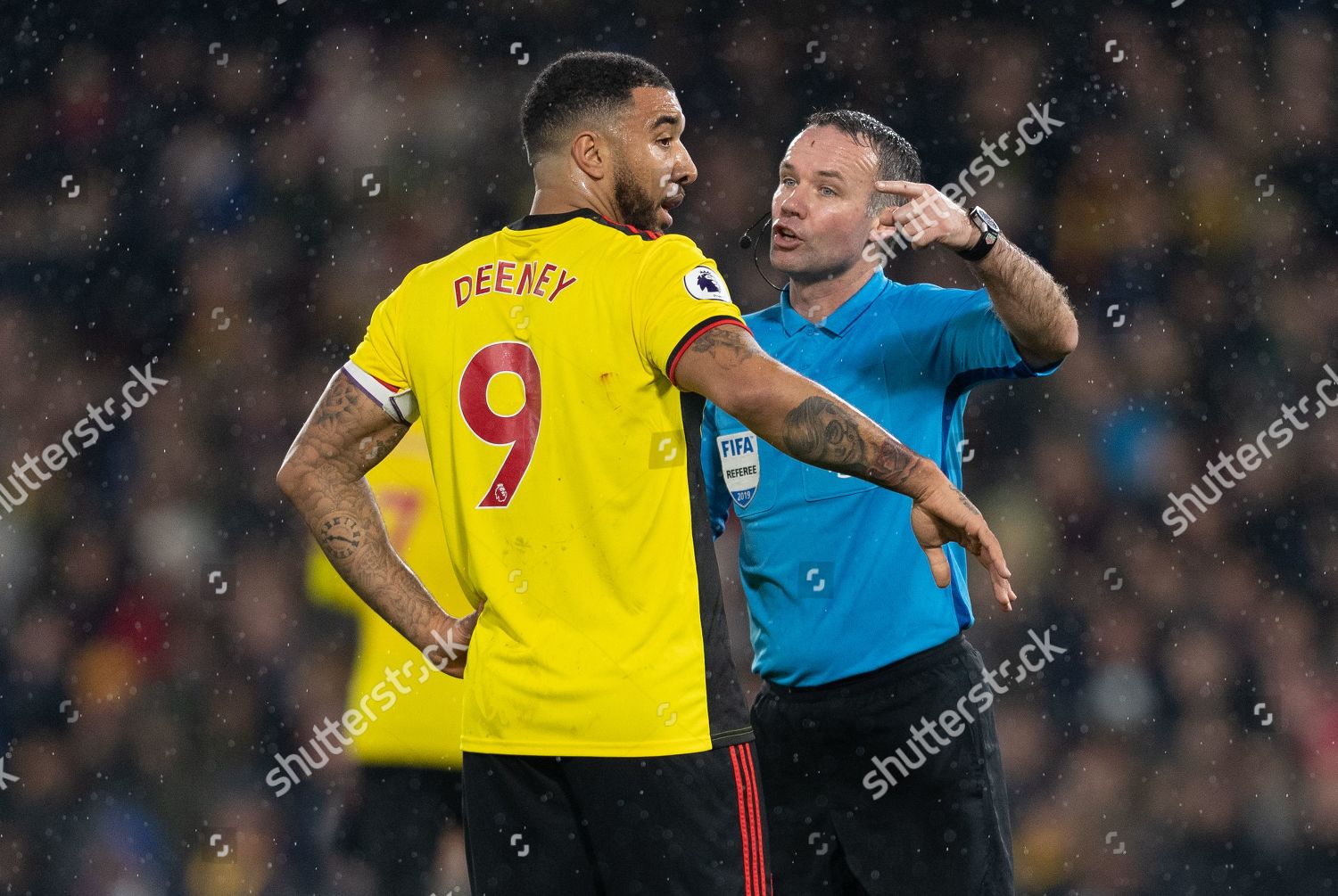 Troy Deeney Watford Talks Referee Paul Editorial Stock Photo - Stock ...