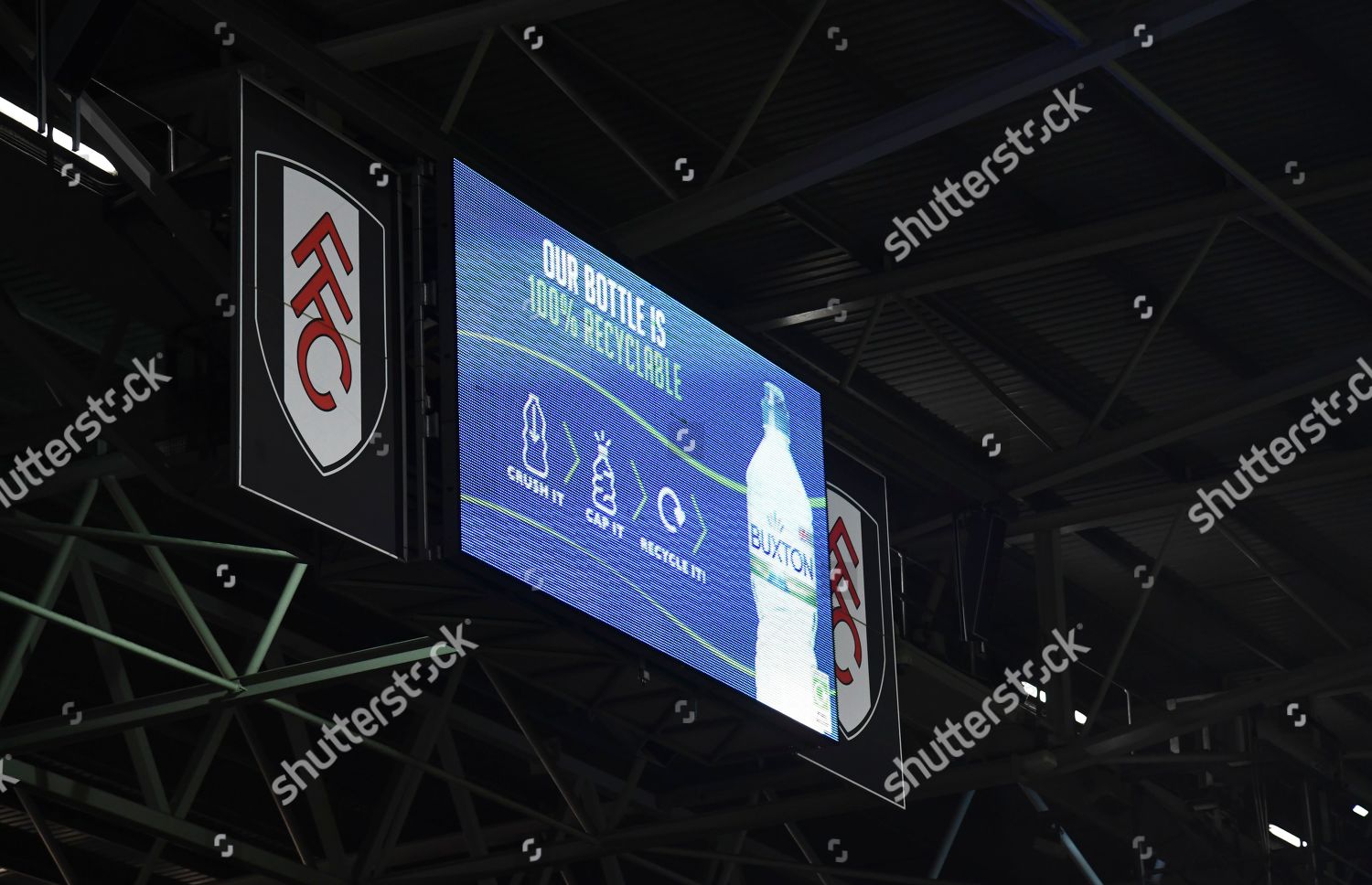 Buxton Water Big Screen Advert Editorial Stock Photo - Stock Image ...