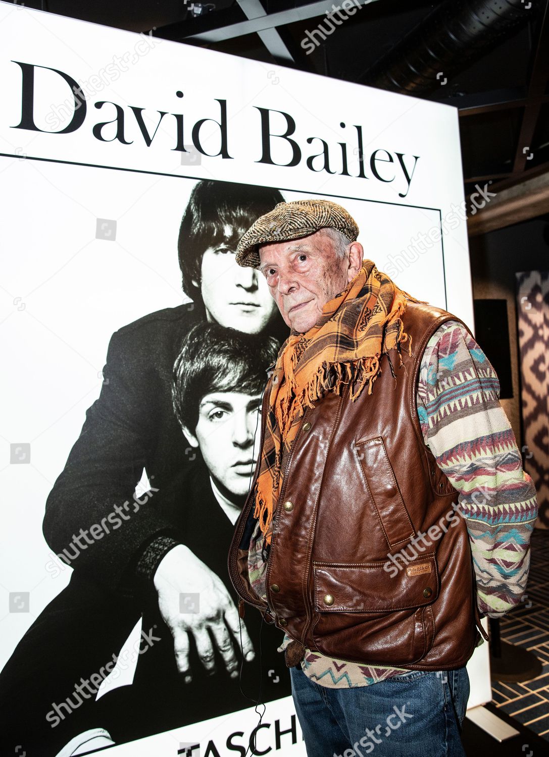 David Bailey Photographed Event Promote His Editorial Stock Photo ...