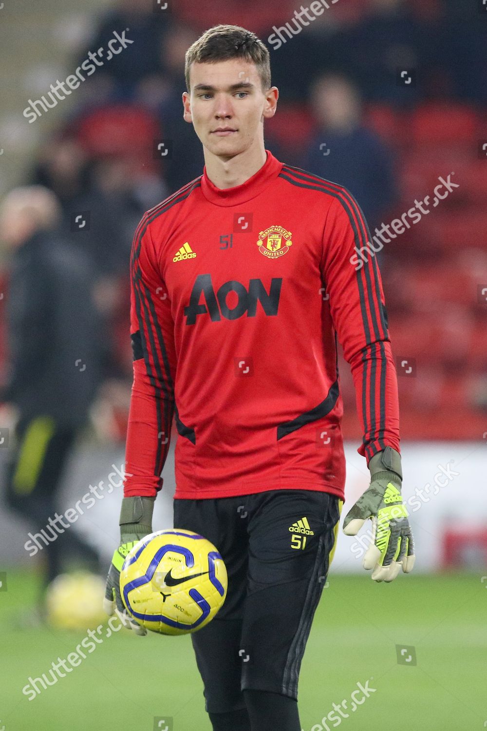 Manchester United Goalkeeper Matej Kovar Warm Editorial Stock Photo - Stock Image | Shutterstock