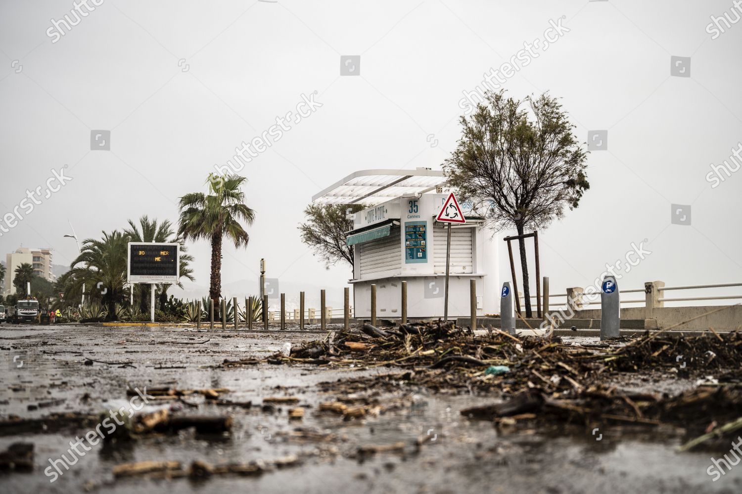 Major Damage During Floods Cannes Editorial Stock Photo - Stock Image ...