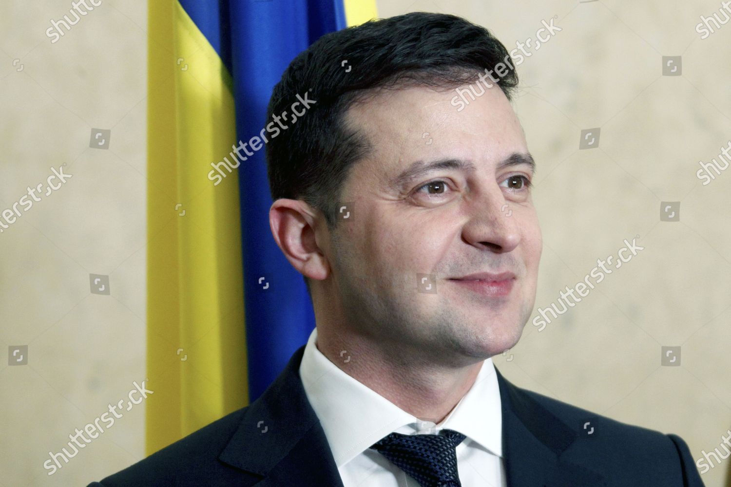 President Ukraine Volodymyr Zelensky Poses Photos Editorial Stock Photo ...