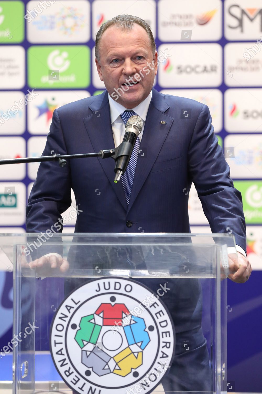 President International Judo Federation Marius Vizer Editorial Stock ...