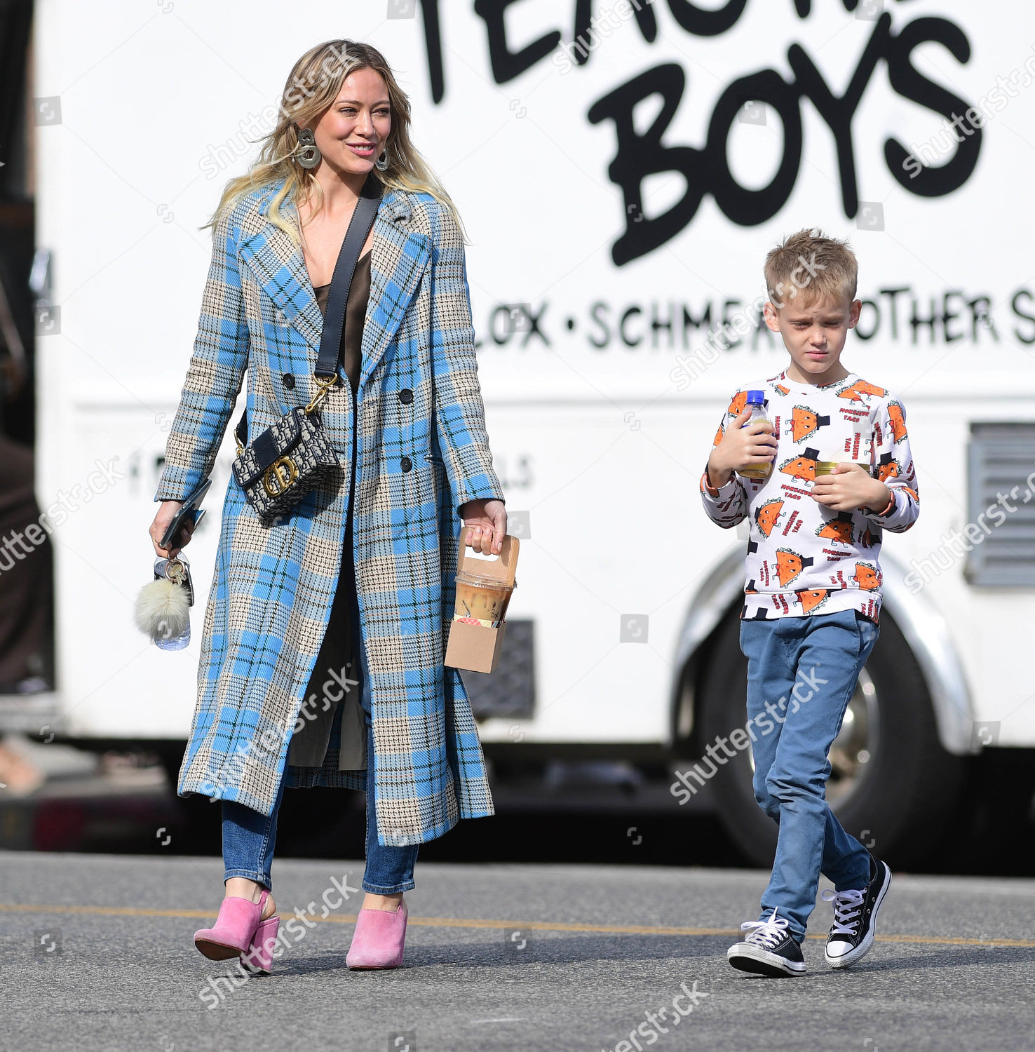 Hilary Duff Luca Cruz Comrie Editorial Stock Photo - Stock Image ...