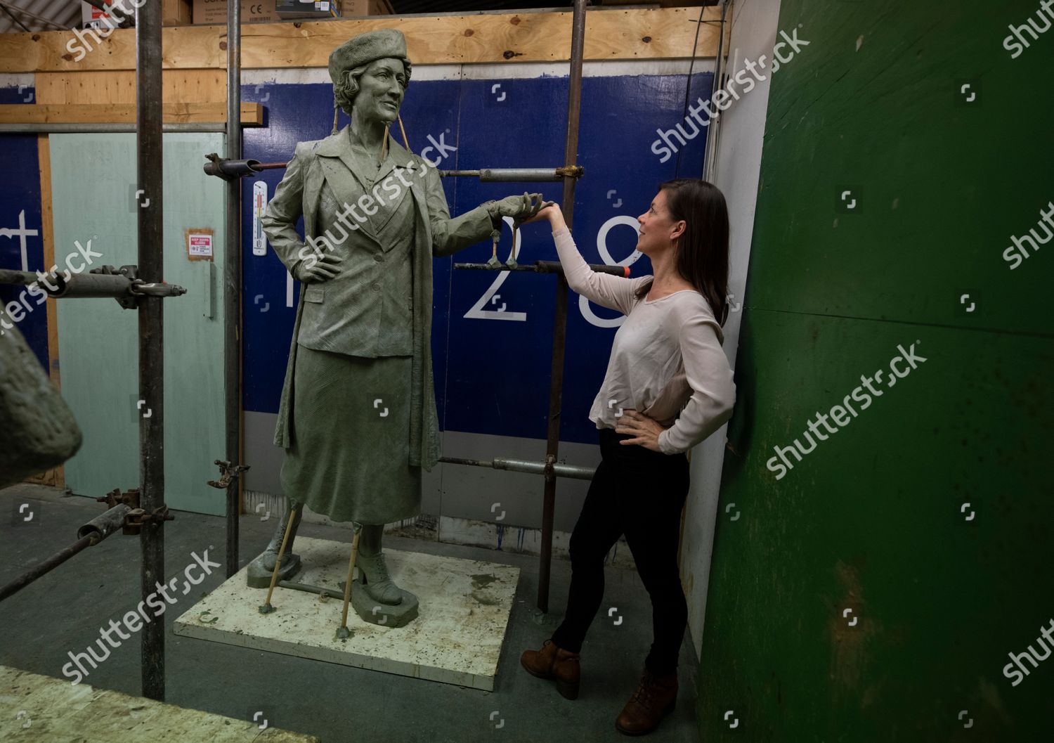 Alexis Bowater Leader Nancy Astor Statue Editorial Stock Photo - Stock ...