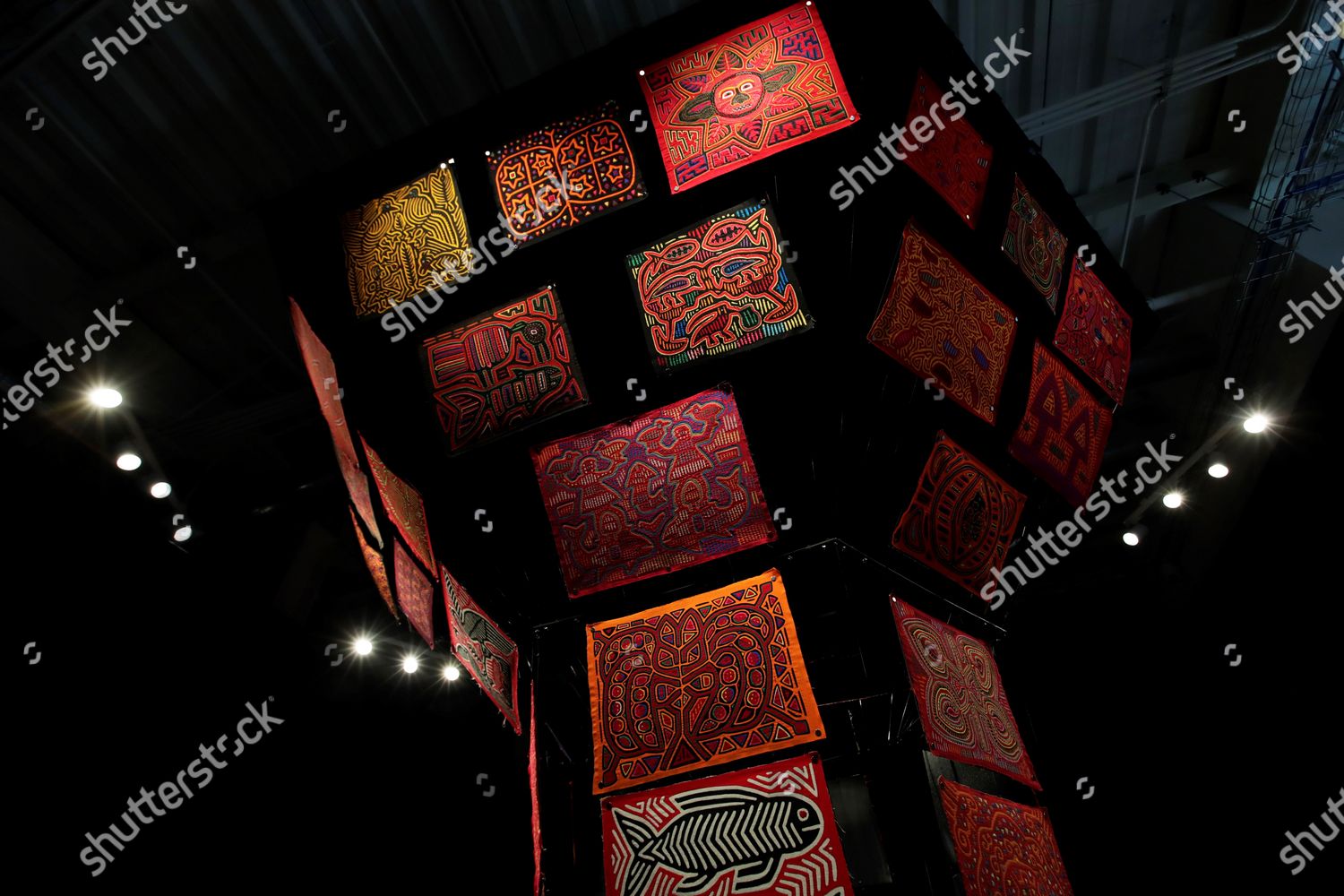 Group Molas Traditional Textile Craft Guna Editorial Stock Photo ...