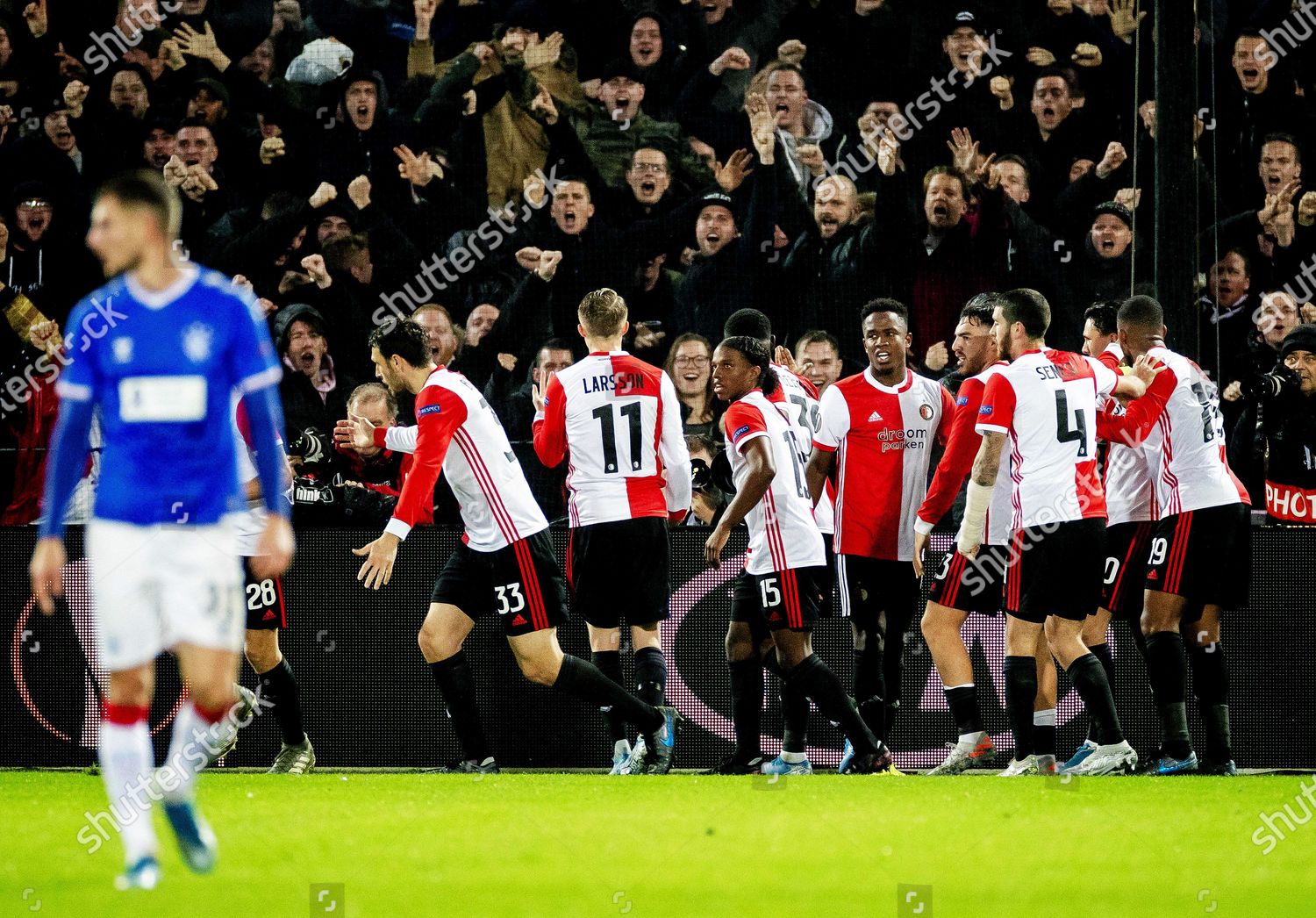 Players Feyenoord Celebrate Their 10 Lead Editorial Stock Photo - Stock ...