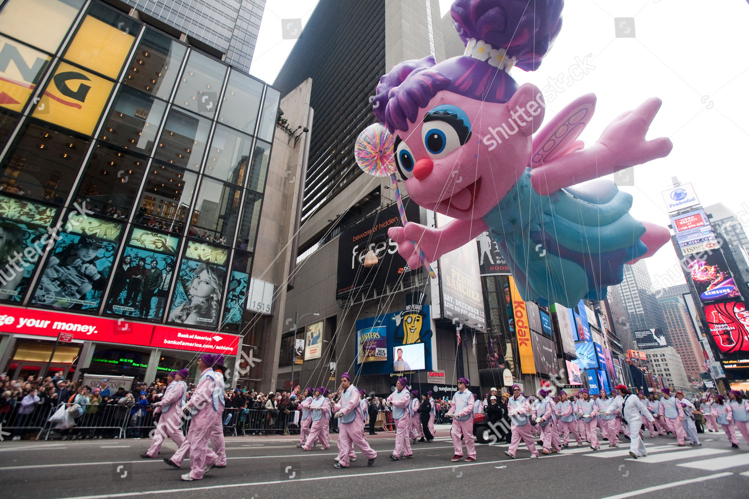 Balloon Thanksgiving Day Parade New York Editorial Stock Photo - Stock ...