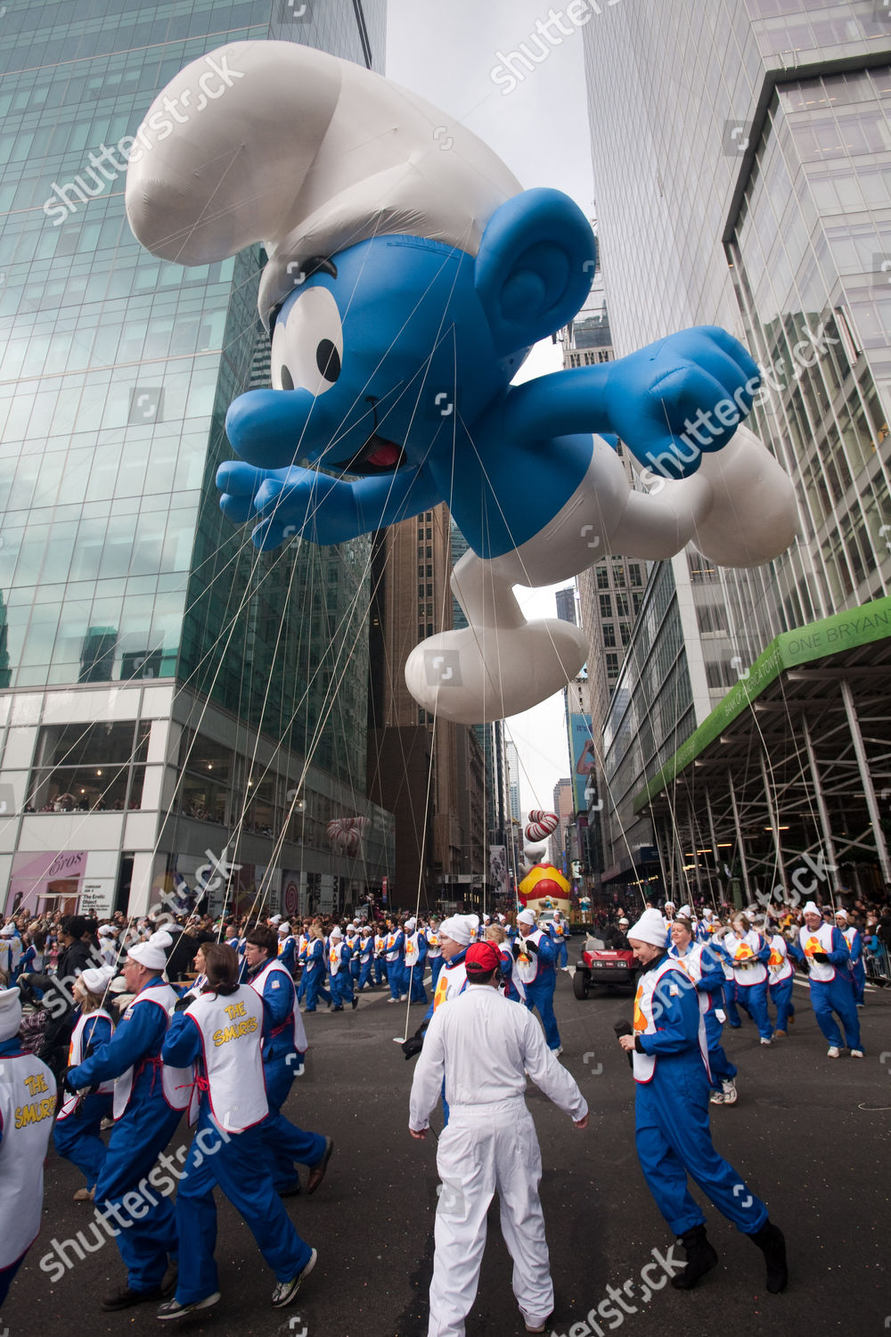 Smurfs Balloon Thanksgiving Day Parade New Editorial Stock Photo ...