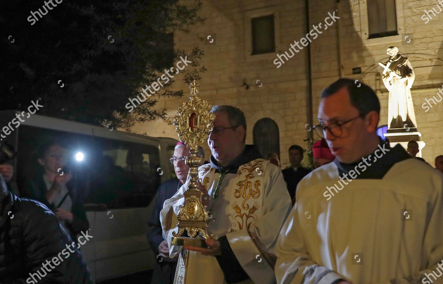Franciscan Friars Custody Holy Land Carry Editorial Stock Photo - Stock ...