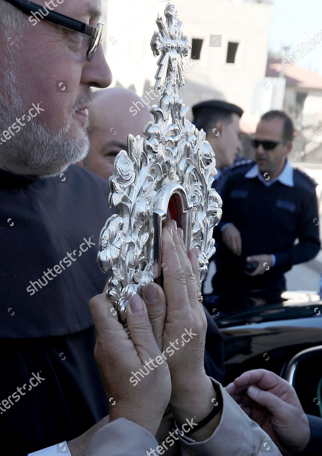 People Venerate Relic Holy Crib Child Editorial Stock Photo - Stock ...