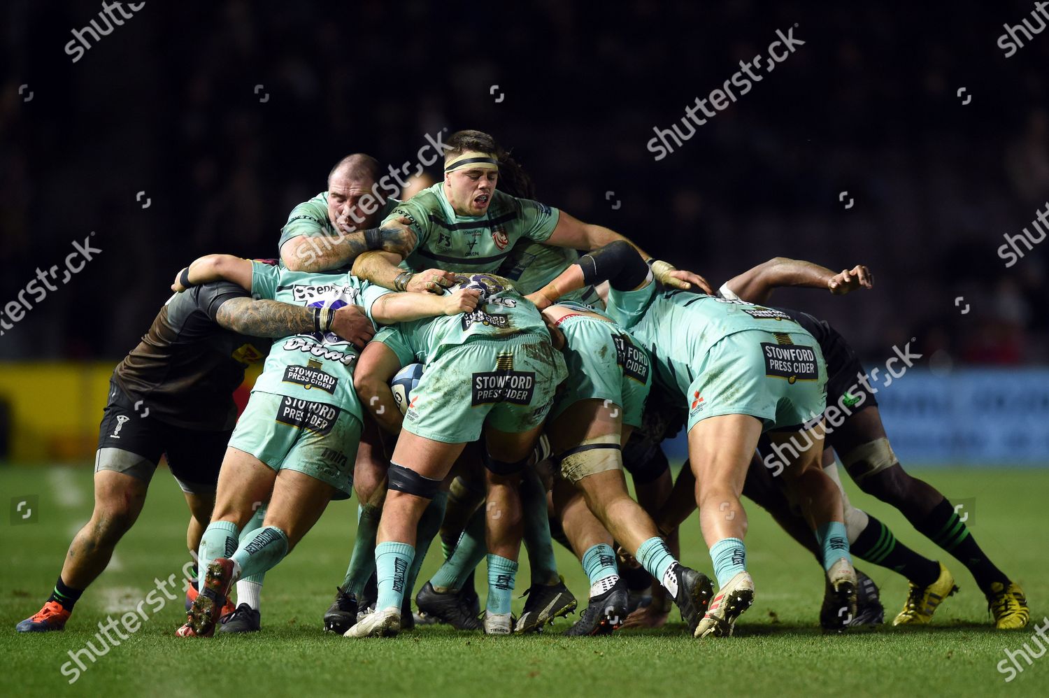 Lewis Ludlow Gloucester Rugby Action Maul Editorial Stock Photo - Stock ...