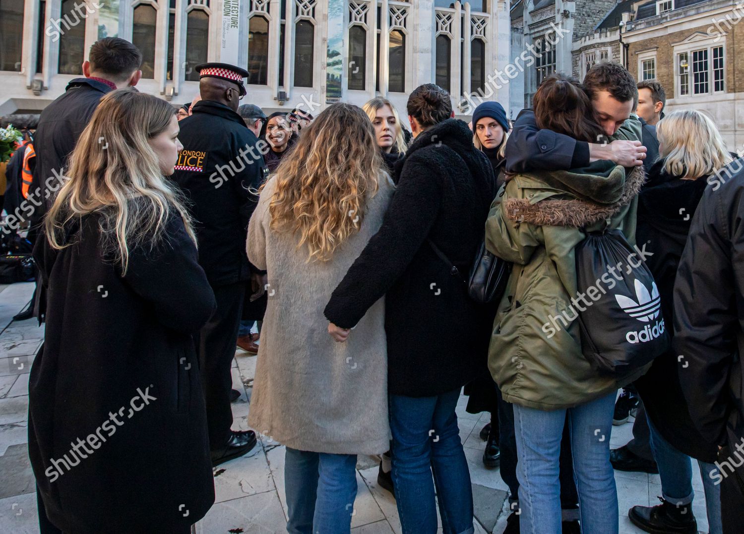 People Weep Hug Each Other During Editorial Stock Photo - Stock Image ...