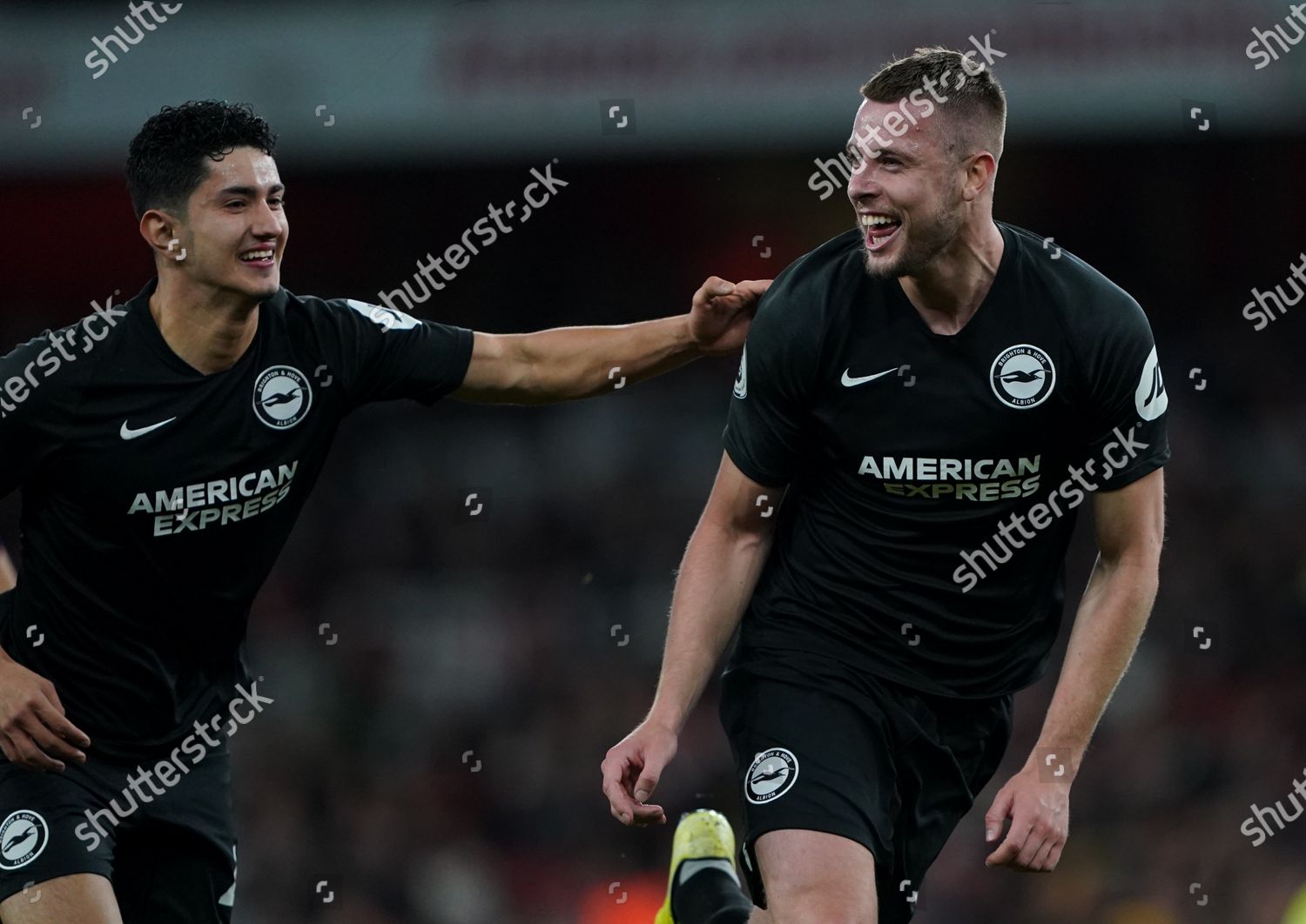 Adam Webster Brighton Celebrates Scoring Opening Editorial Stock Photo ...